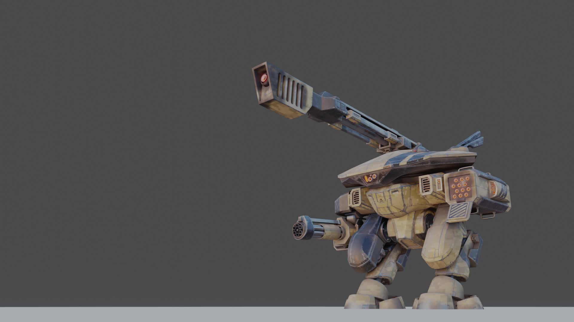 ArtStation - Robot Cannon Shot