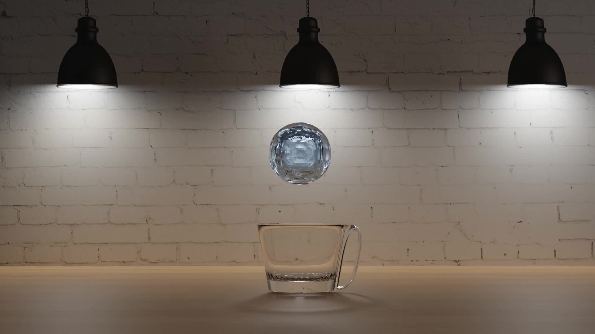 ArtStation - animation of water falling