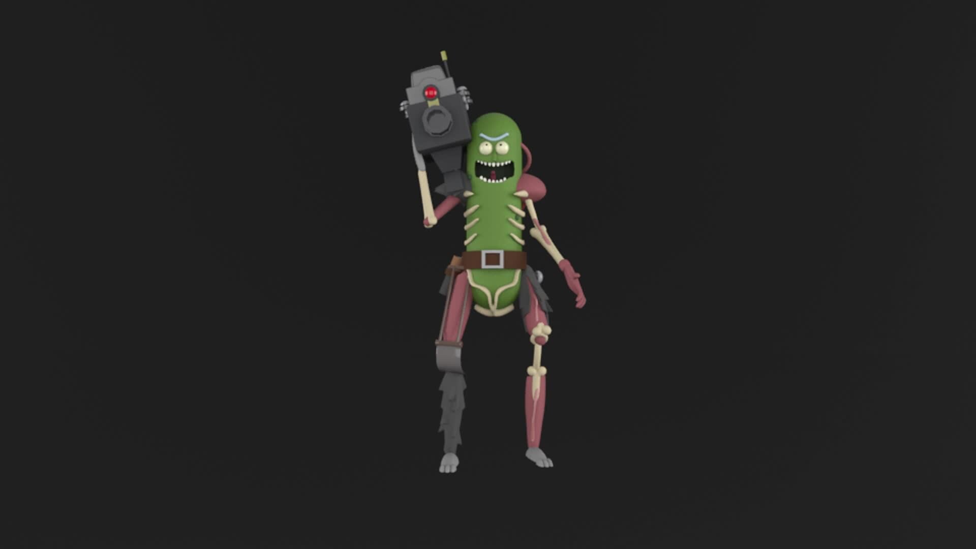 ArtStation - Pickle Rick