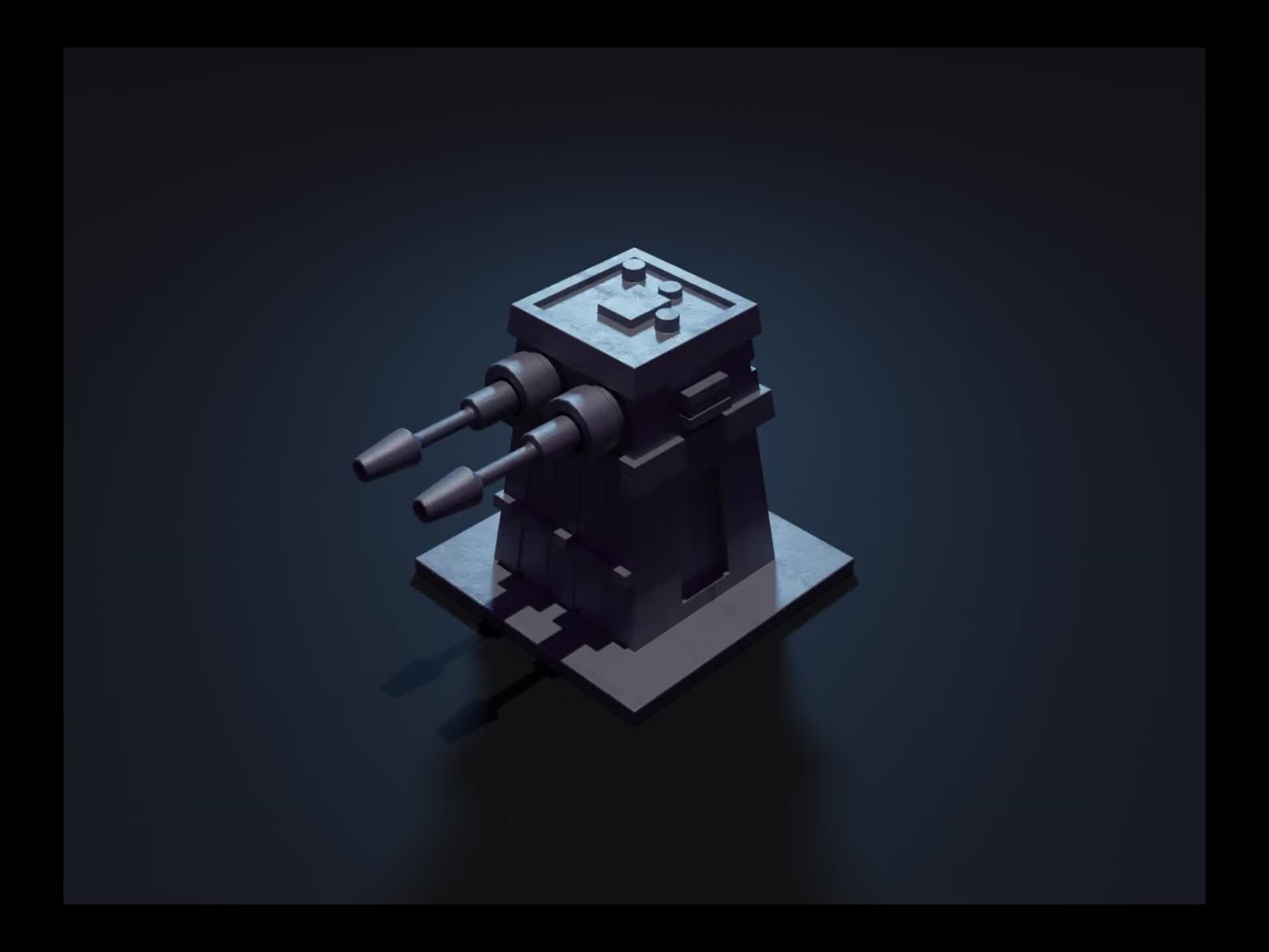 ArtStation - Star Wars Inspired Gun Turret Animation