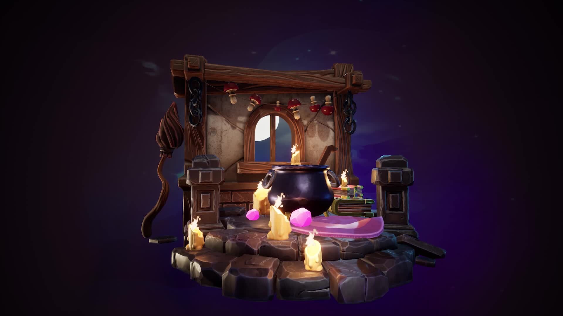 ArtStation - Witch diorama