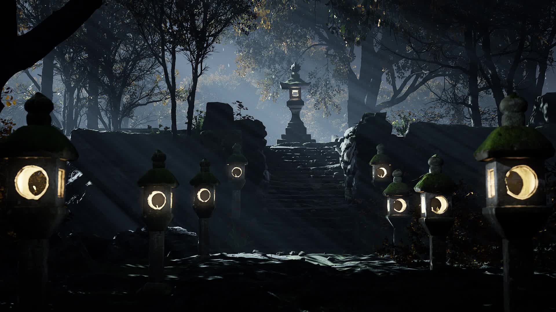 ArtStation - Lamp In Forest | Unreal