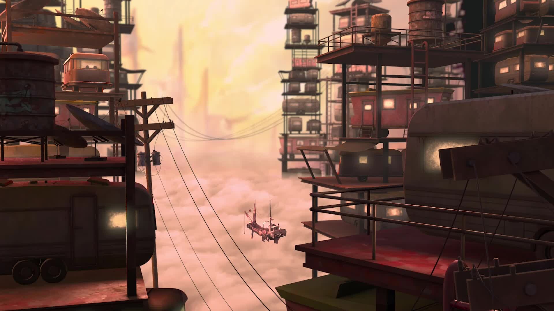 ArtStation - The Stacks - Ready Player One Concept Art