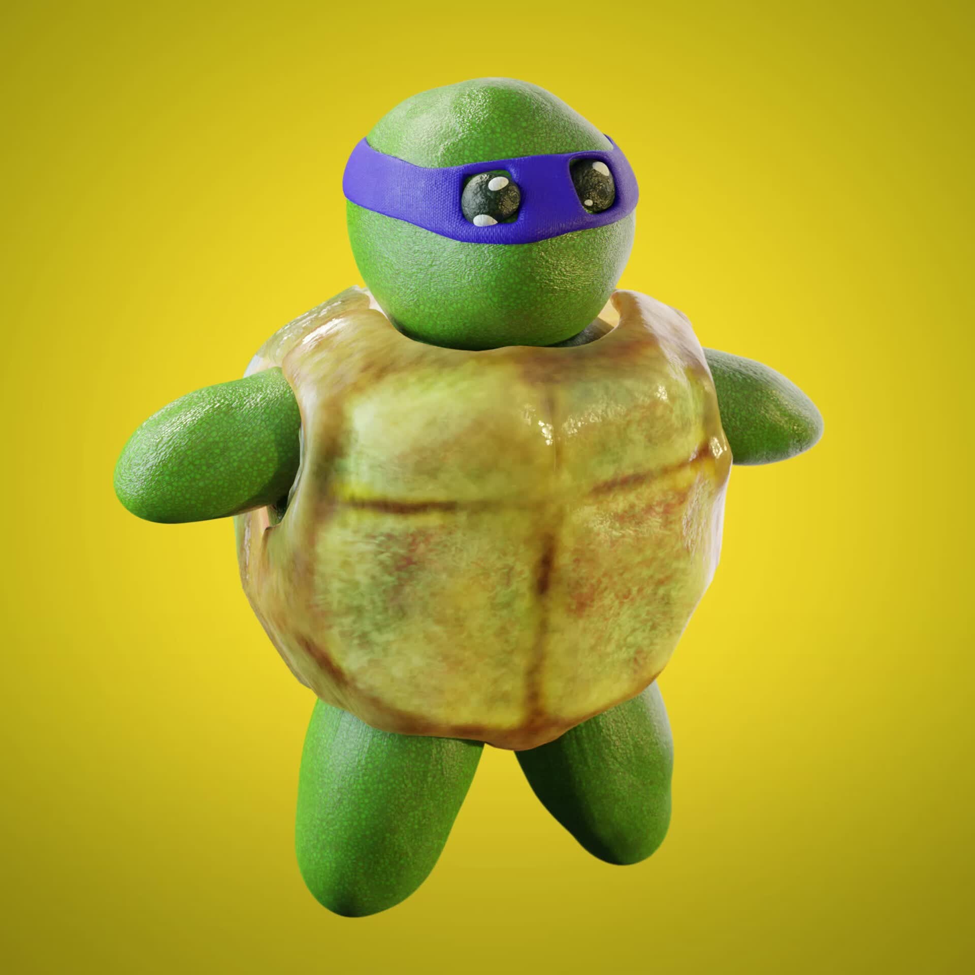 ArtStation - Claymation Leonardo - Ninja Turtle