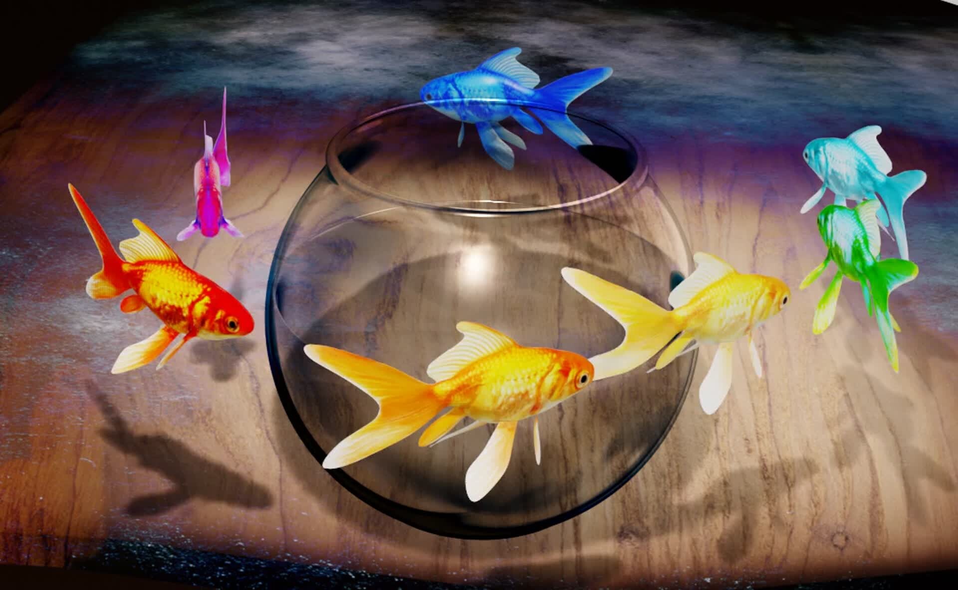 ArtStation - Rainbow Goldfish