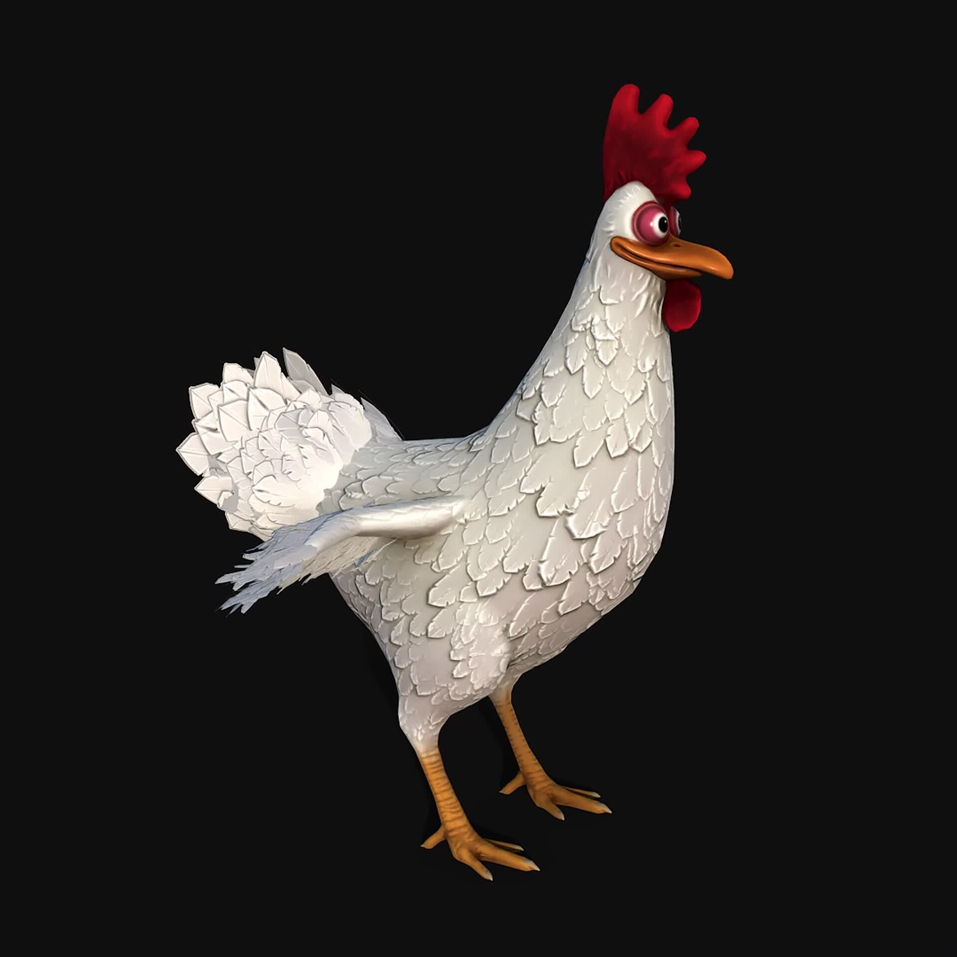 ArtStation - Stylized Chicken