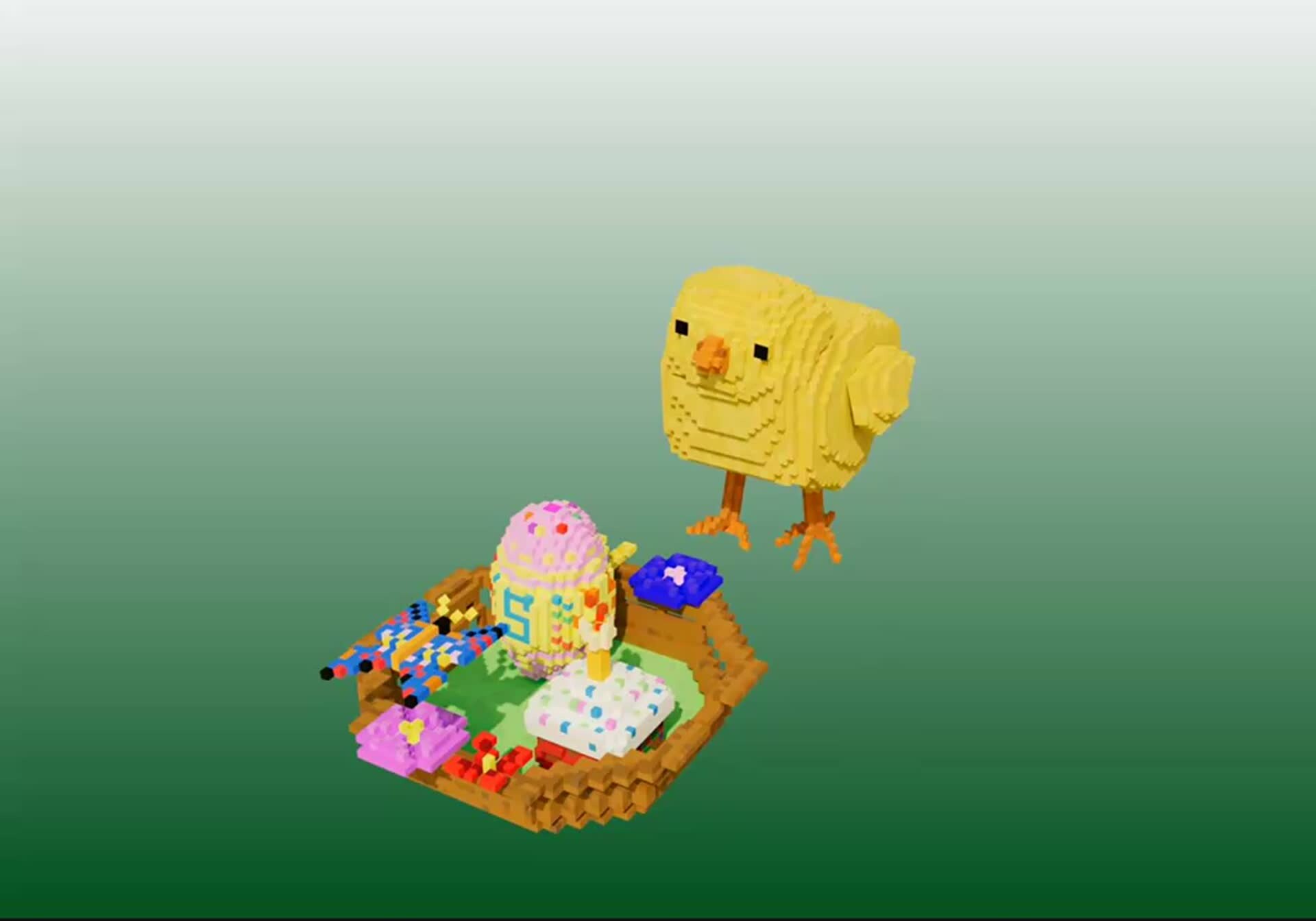ArtStation - Easter Chick for TheSandbox