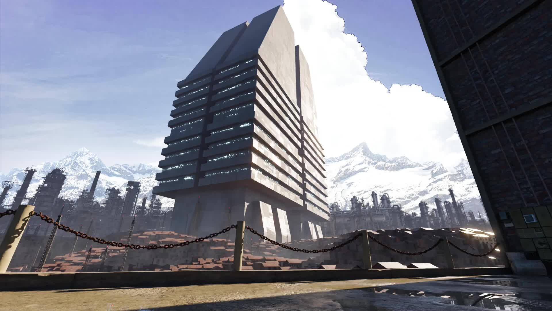 ArtStation - Tower of Babel - Animated (with tutorial)