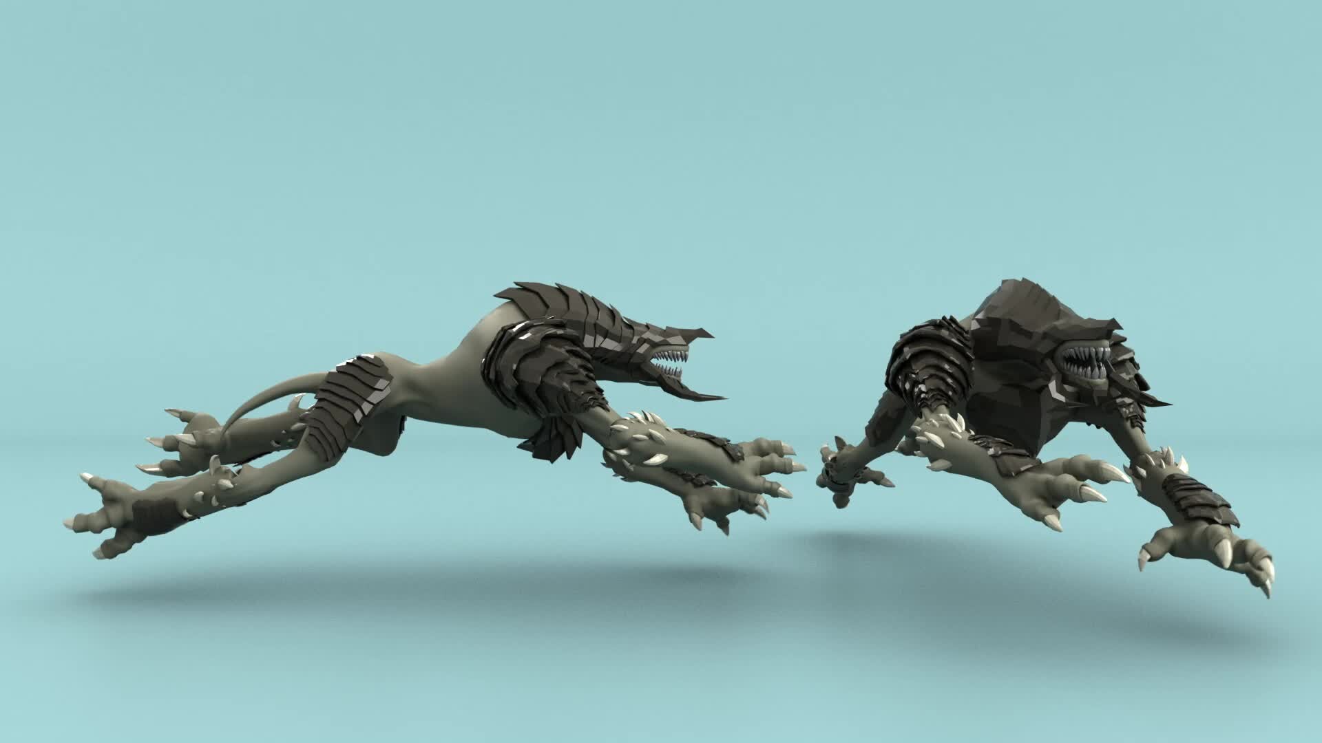 ArtStation - Dragon Beast Run Cycle