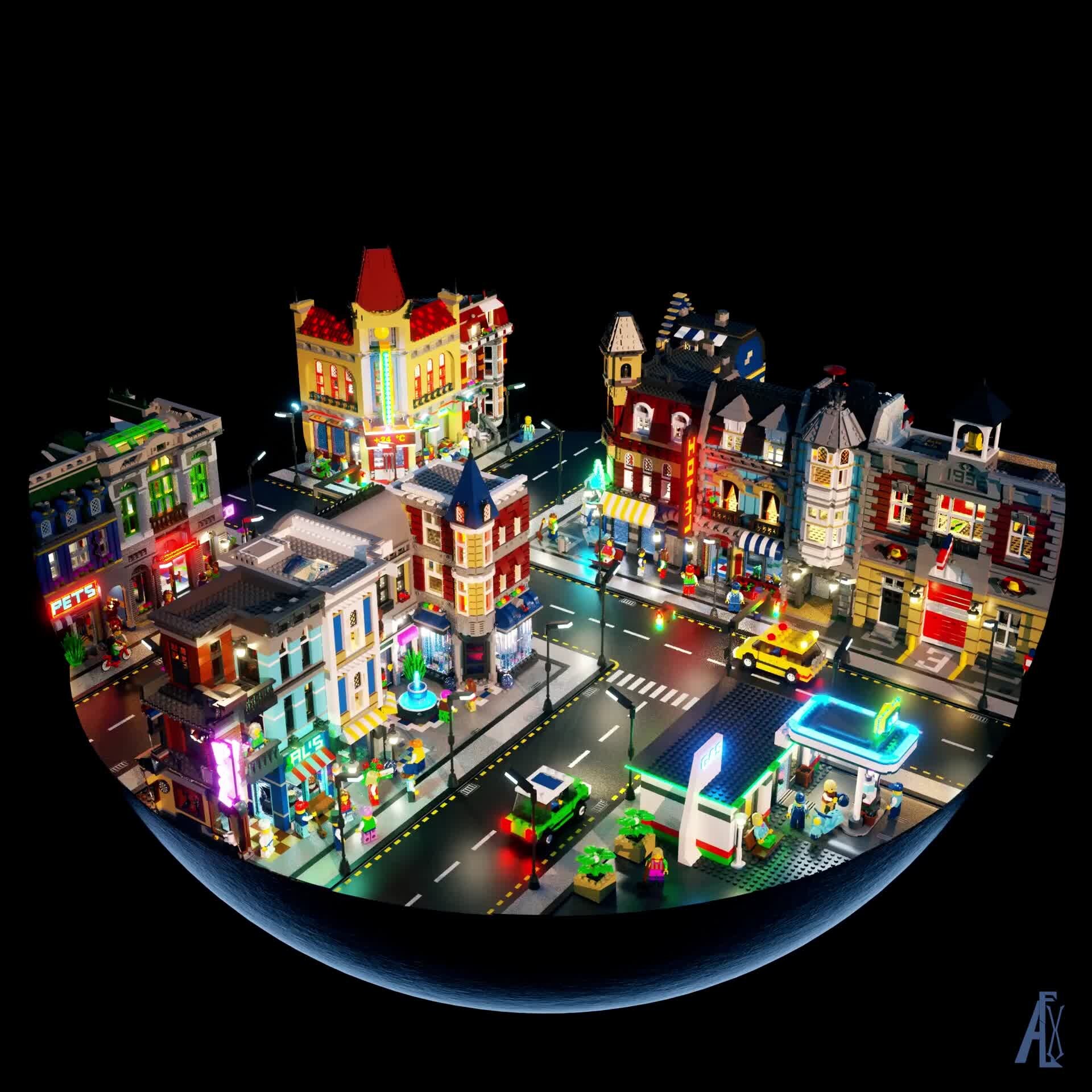 ArtStation - Lego Night City
