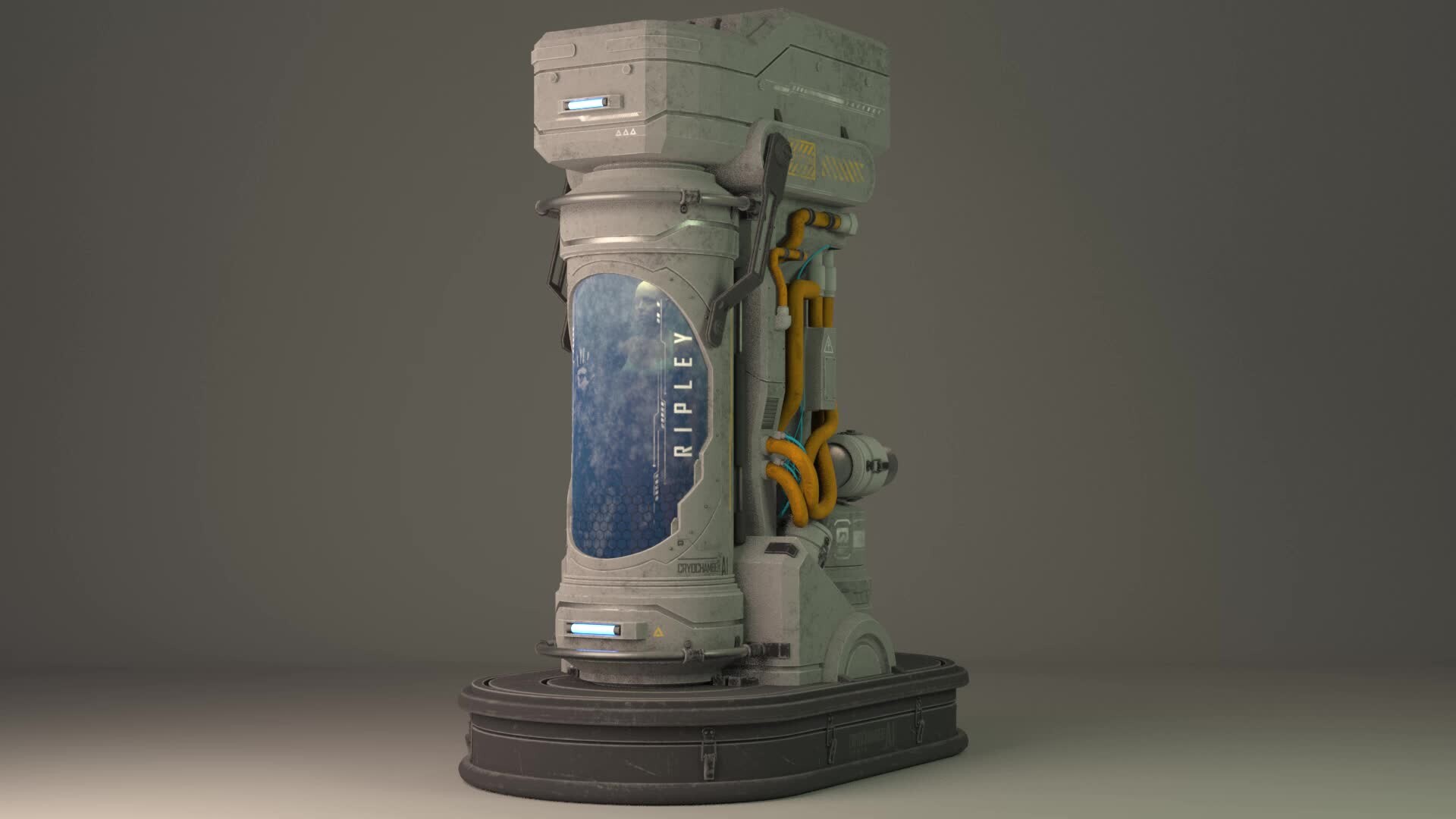 ArtStation - The Cryo Chamber