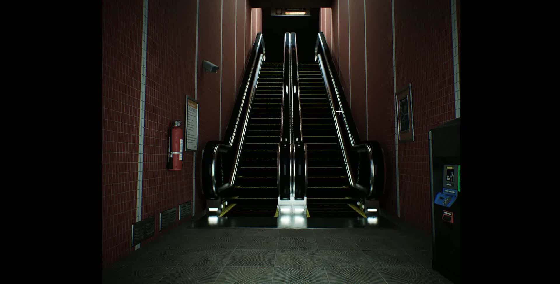 ArtStation - The escalator.