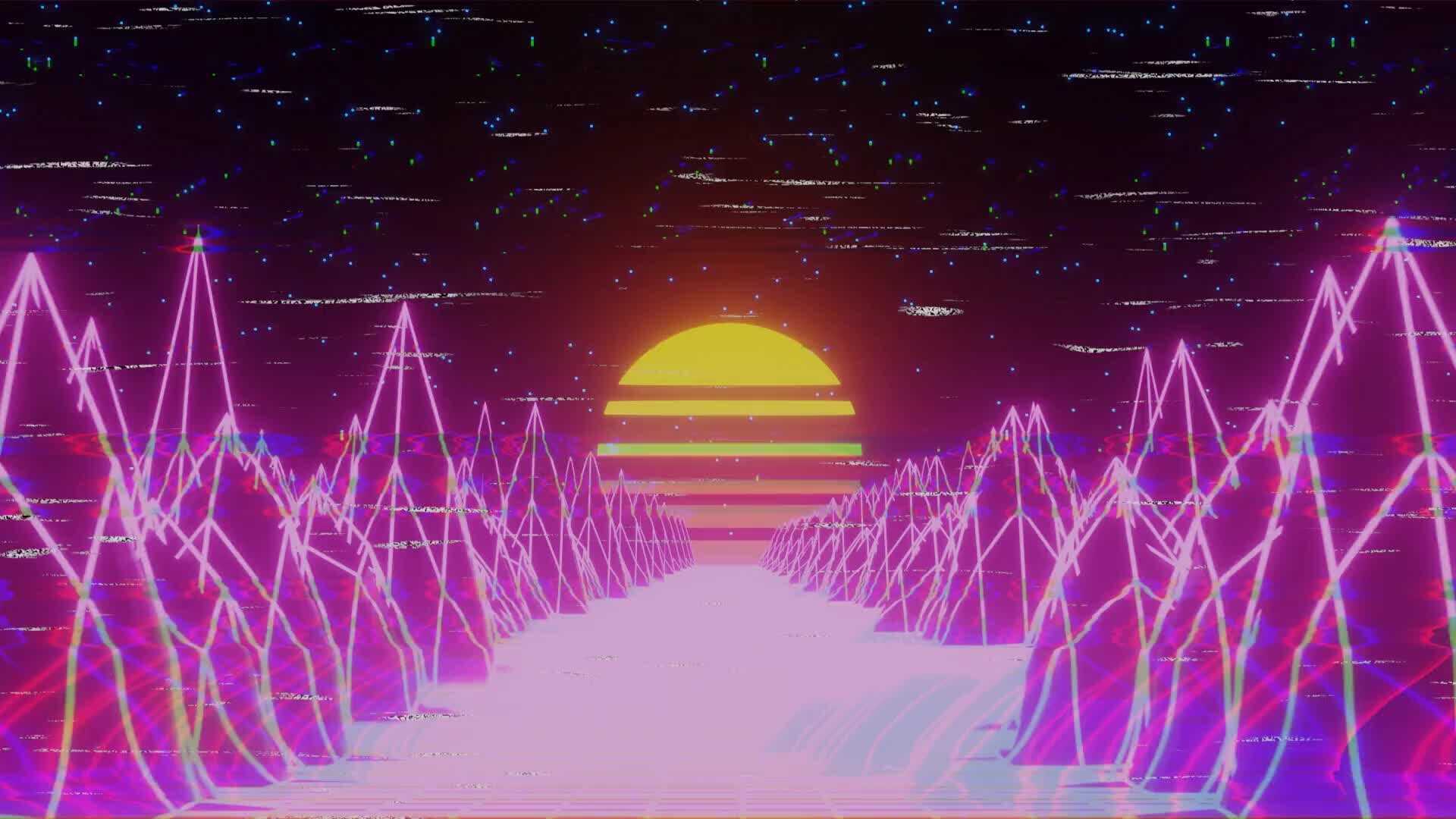 Catherine Beebe - Motion Graphics - 80s Intro Themed