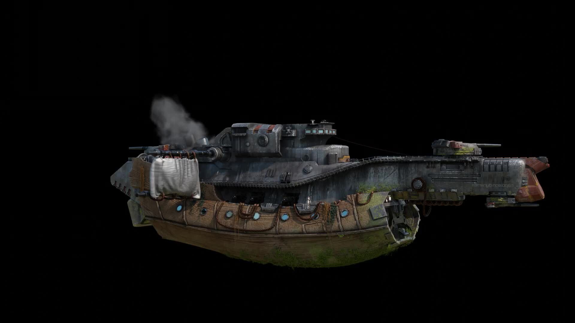 ArtStation - Steampunk Battleship