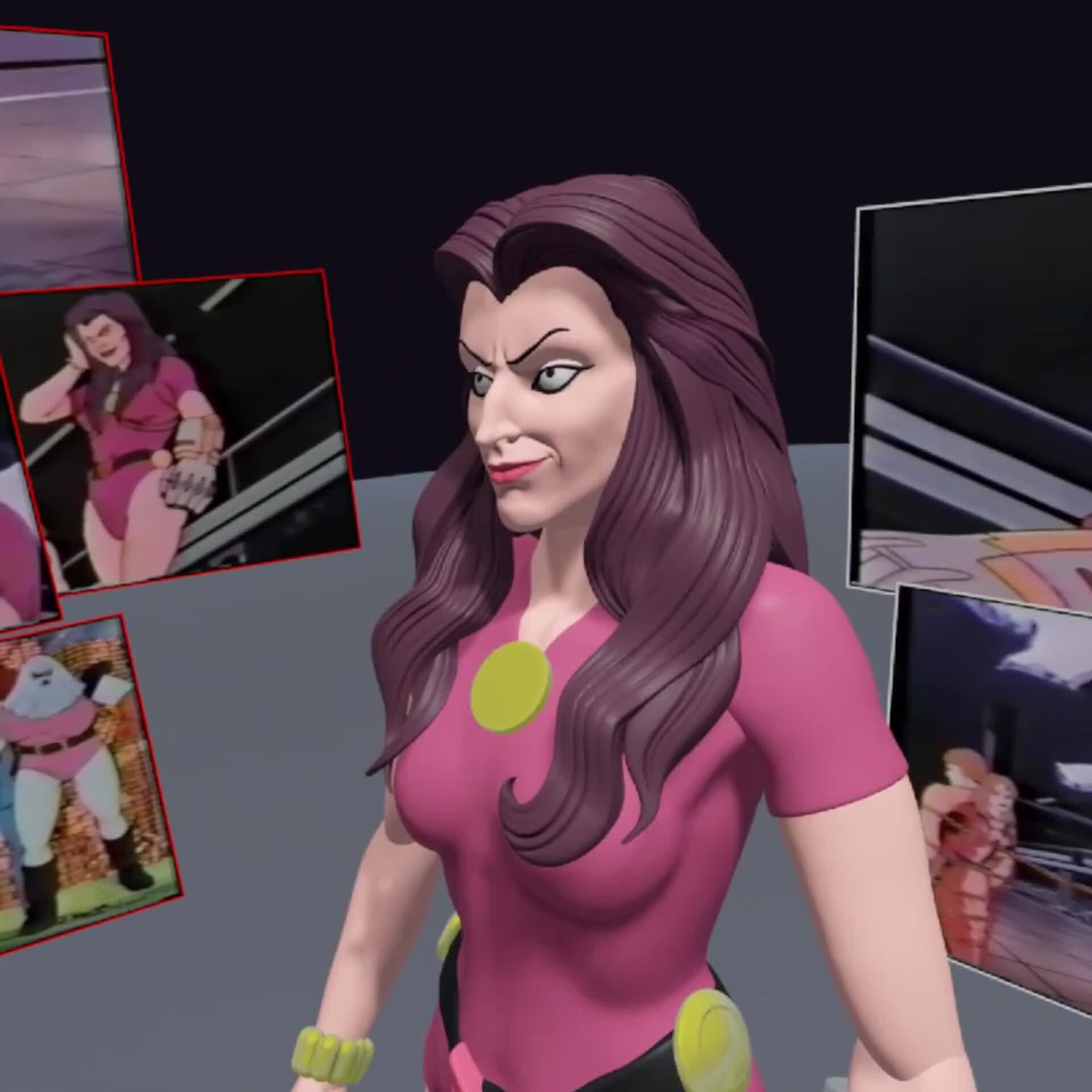 ArtStation - Bionic Six - Glovely - Hair Creation