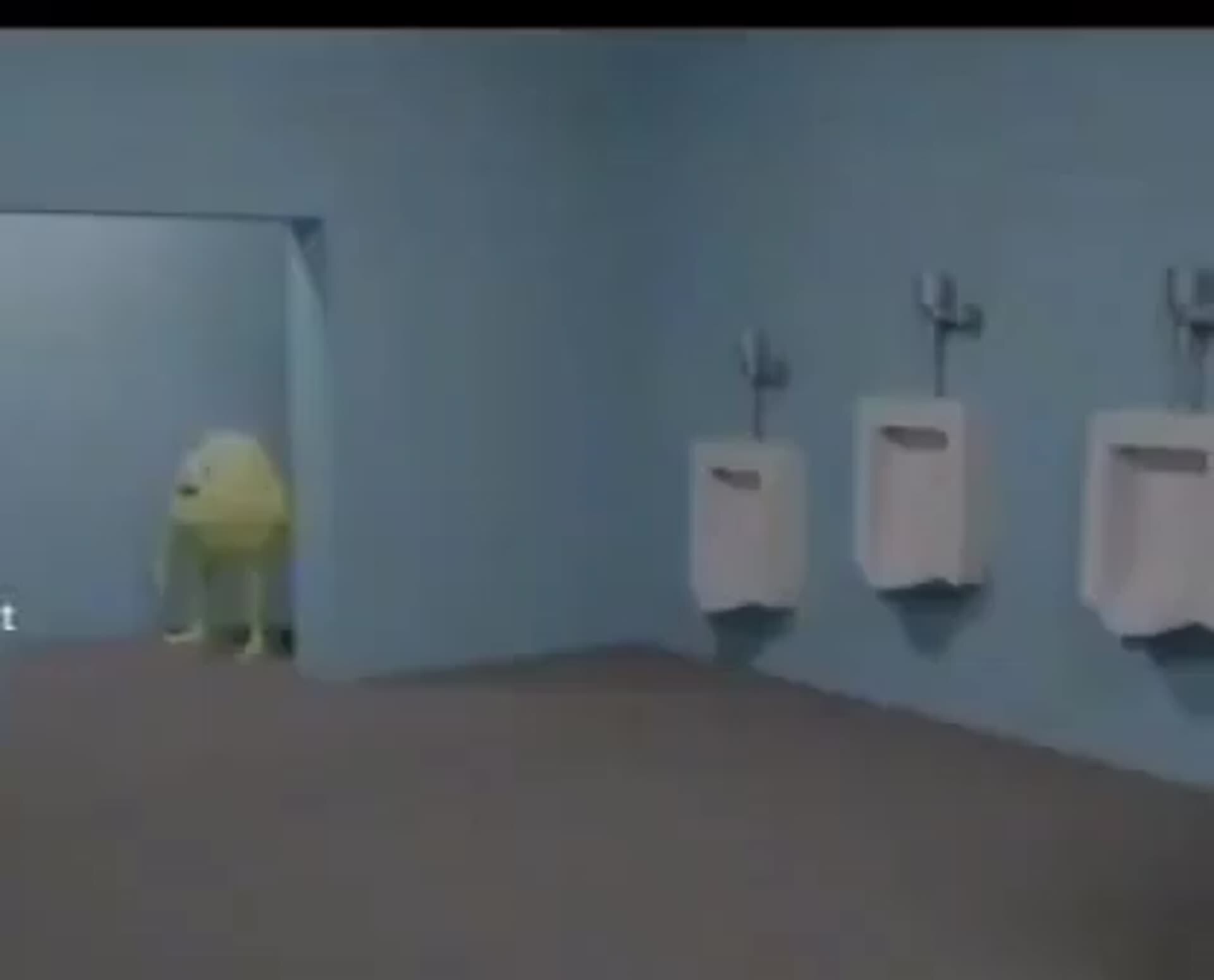 ArtStation - Mike Wazowski Fights Buzz Lightyear Over A Urinal