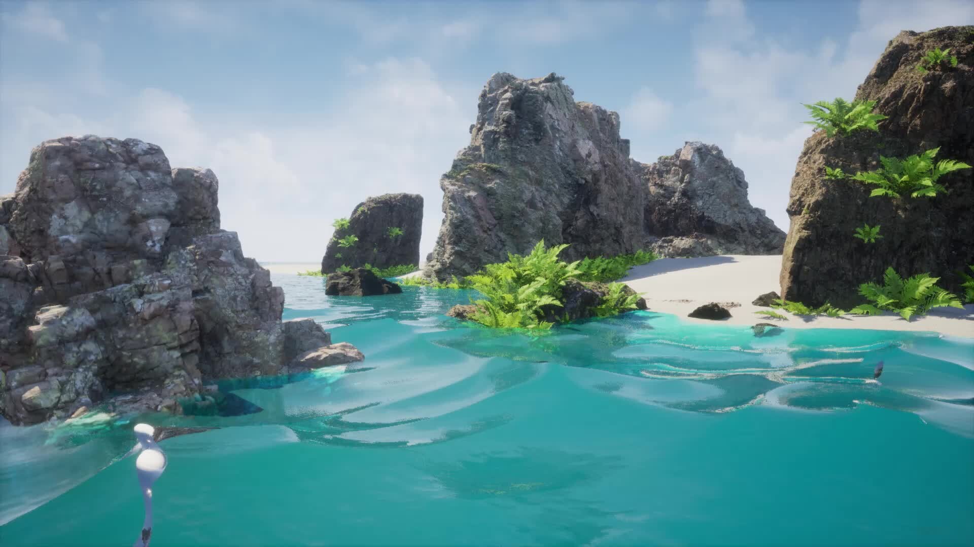 ArtStation - Sea beach created with Unreal engine 5 and Megascan