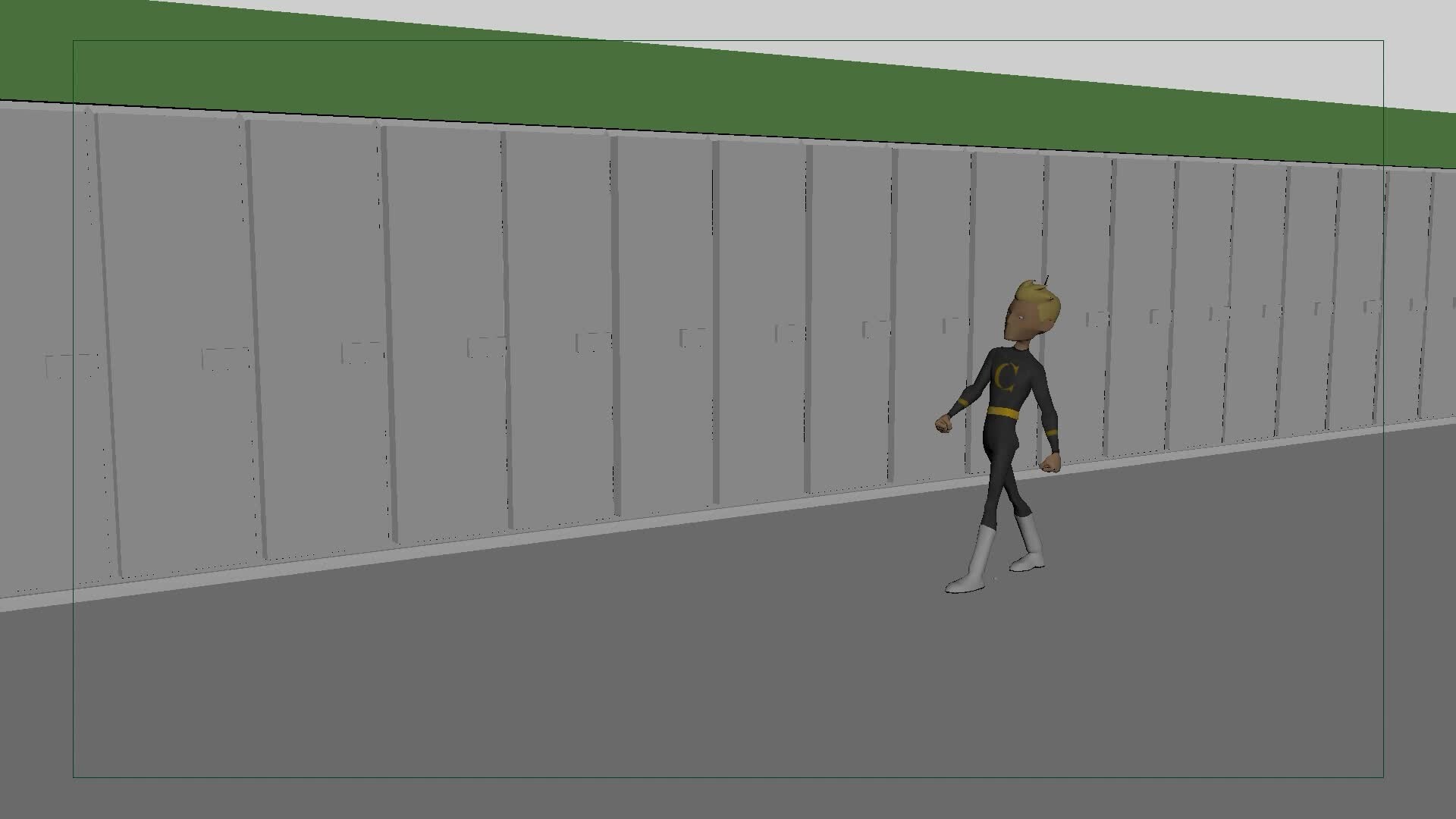 ArtStation - Basic Bully Walk Cycle