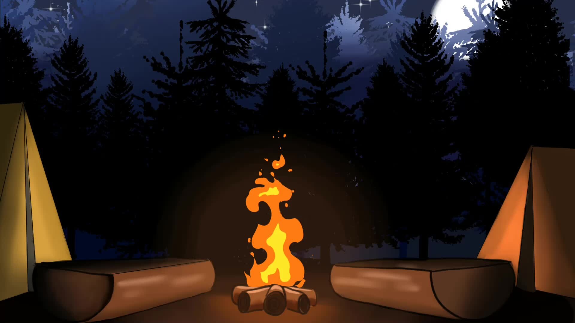 ArtStation - Camp Fire