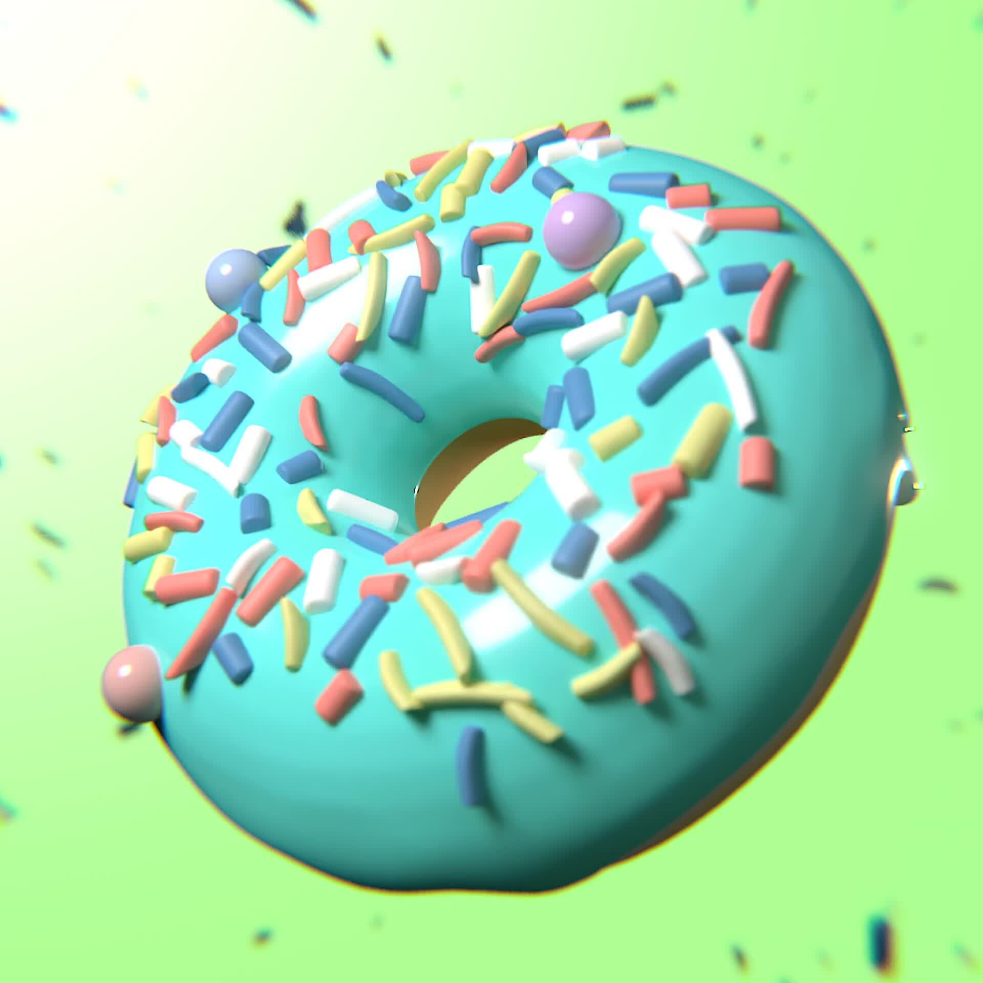 ArtStation - 3D Doughnut Animation