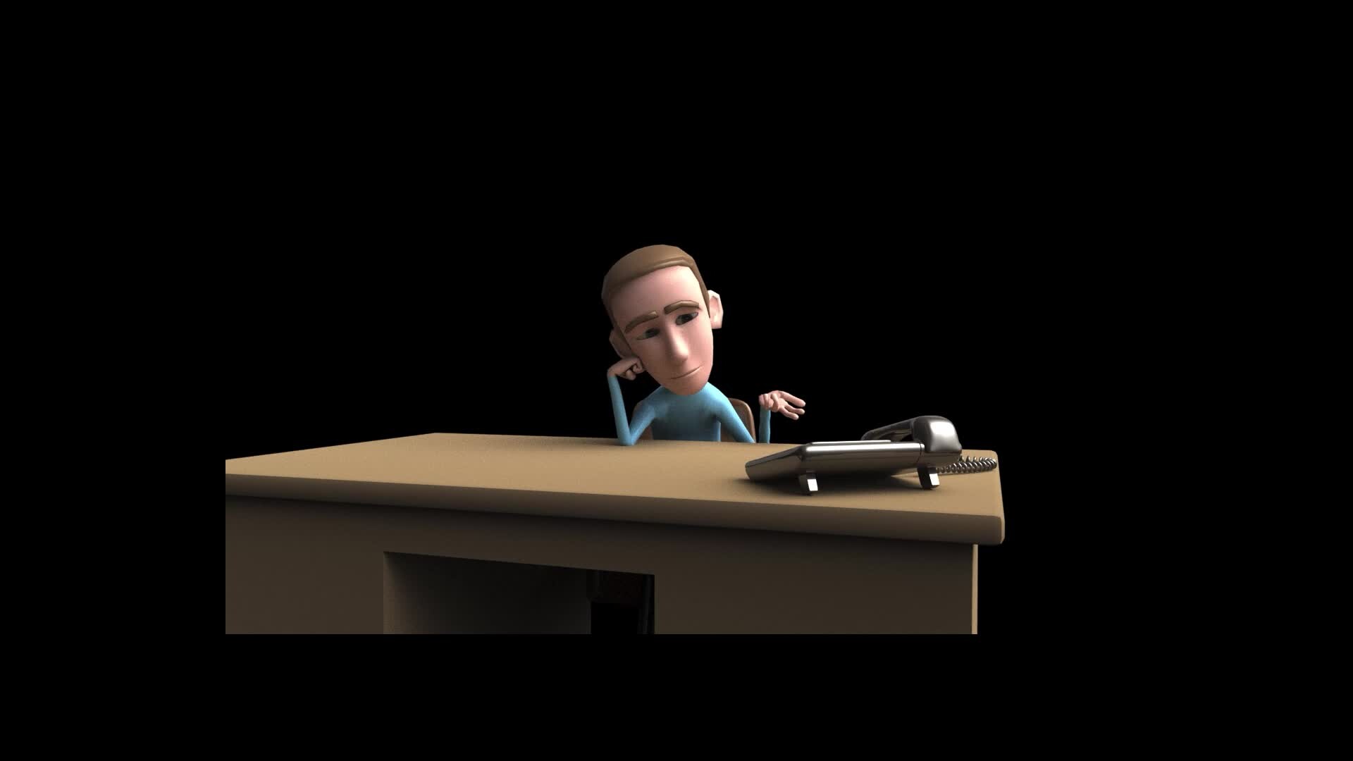 ArtStation - Character Animation: Phone Guy