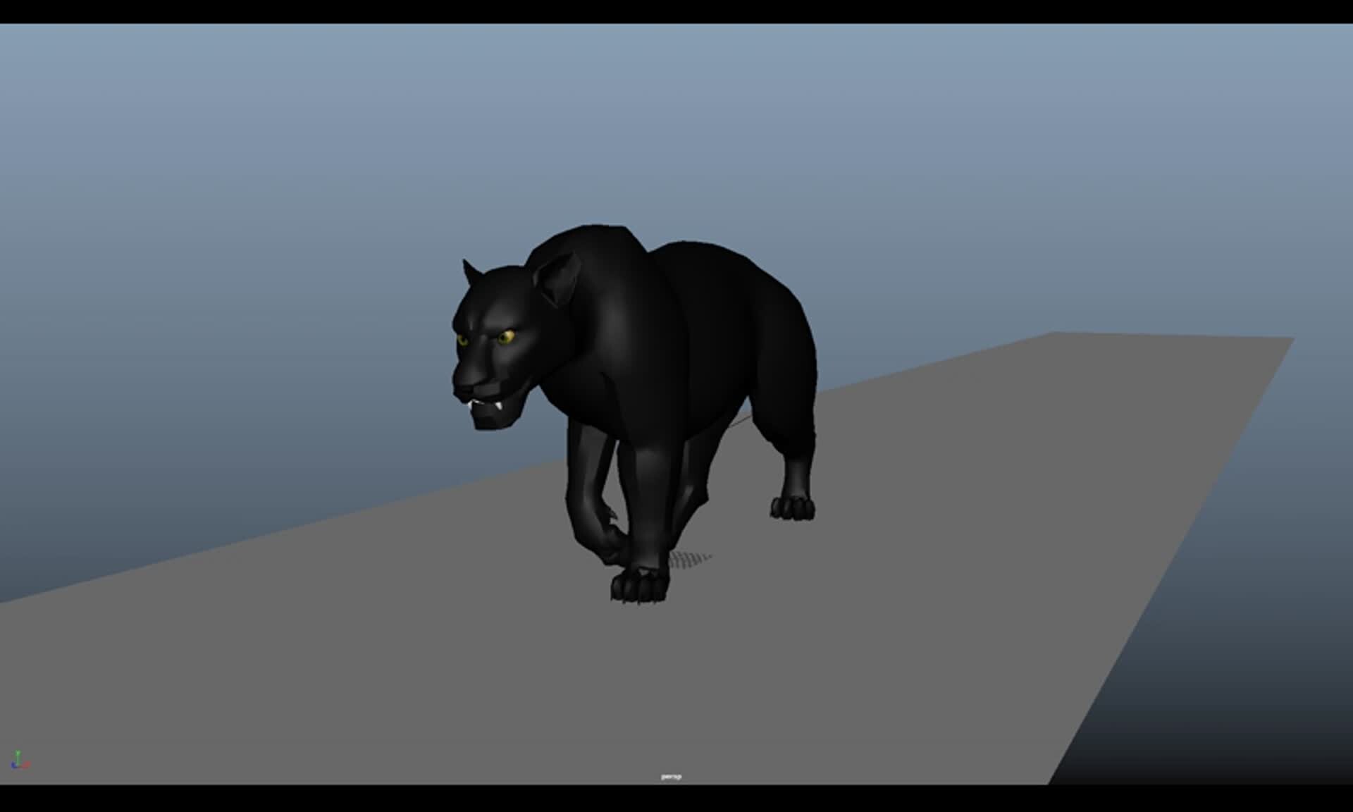 ArtStation - Panther walk