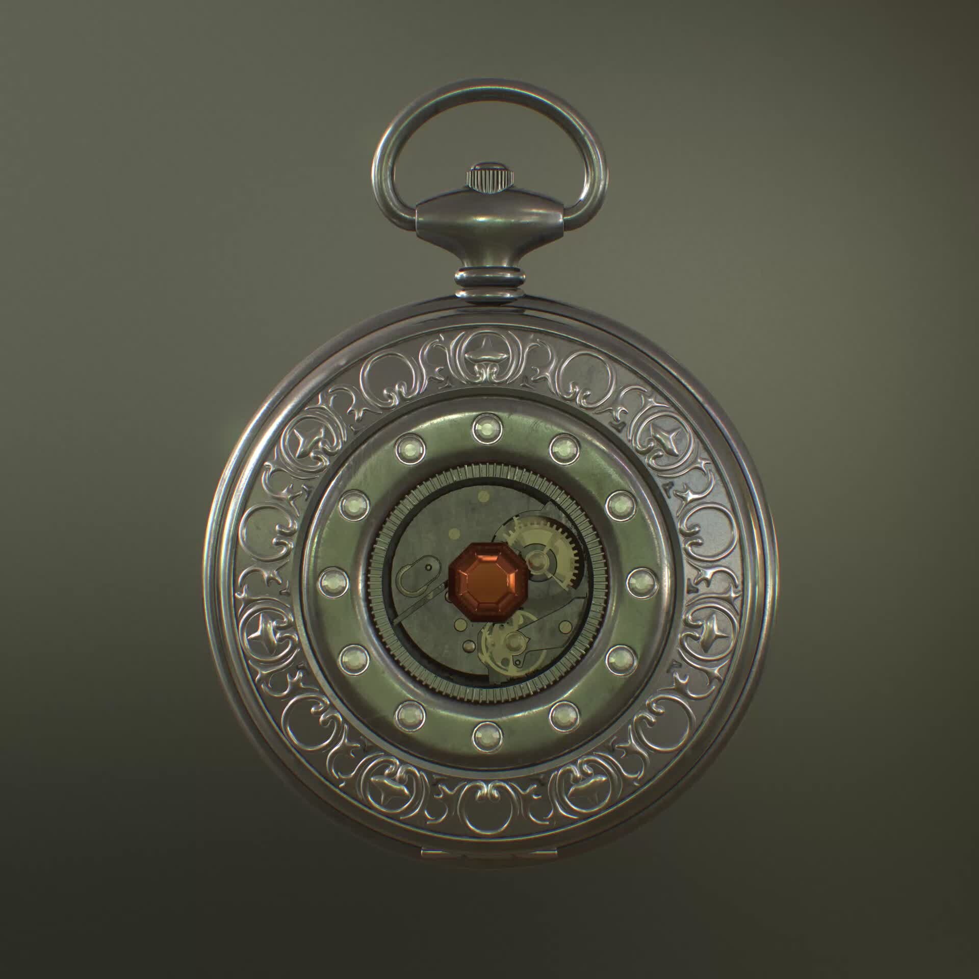 ArtStation - Timepiece 3D Model - Find me in Paris