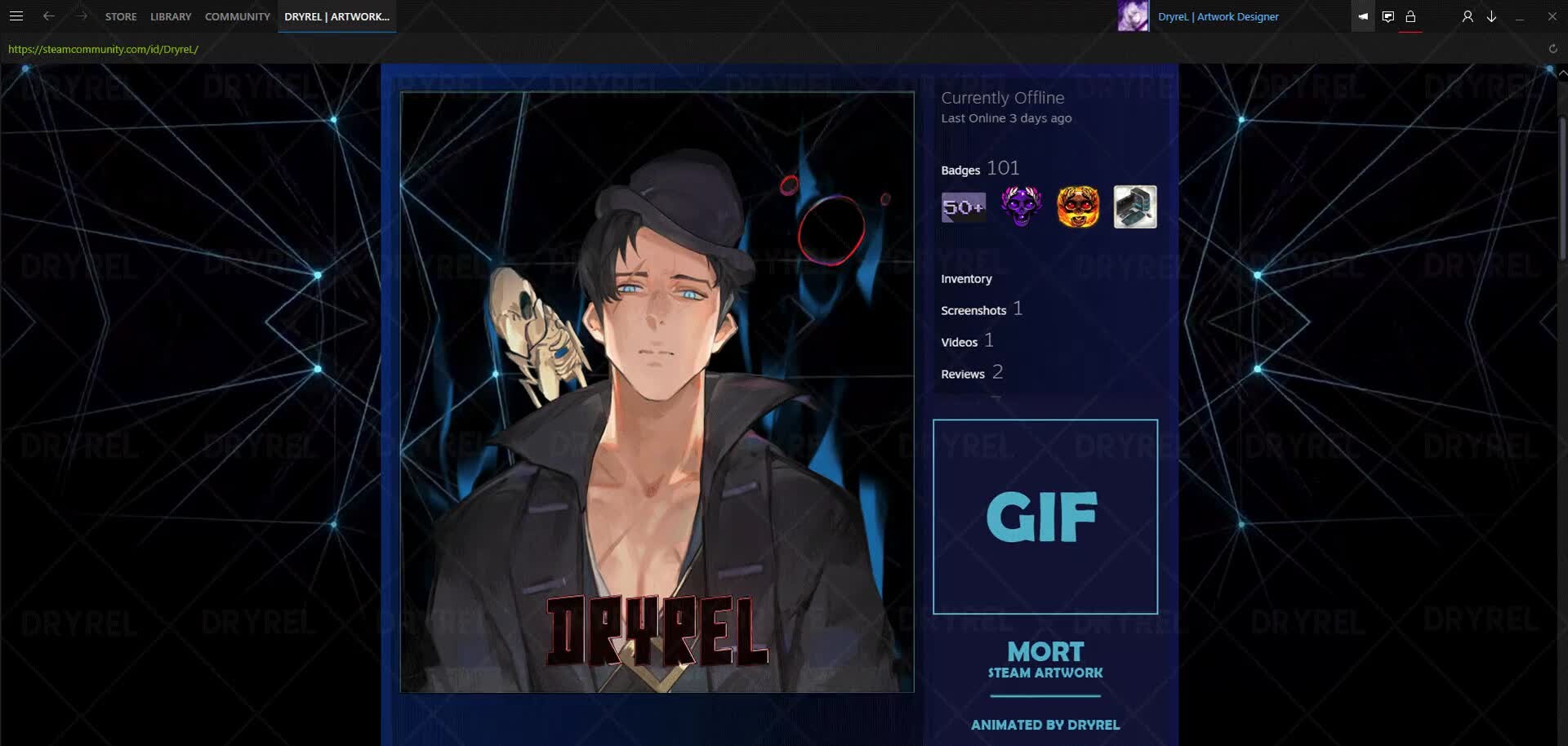 ArtStation - Mort | Animated Steam Featured Showcase