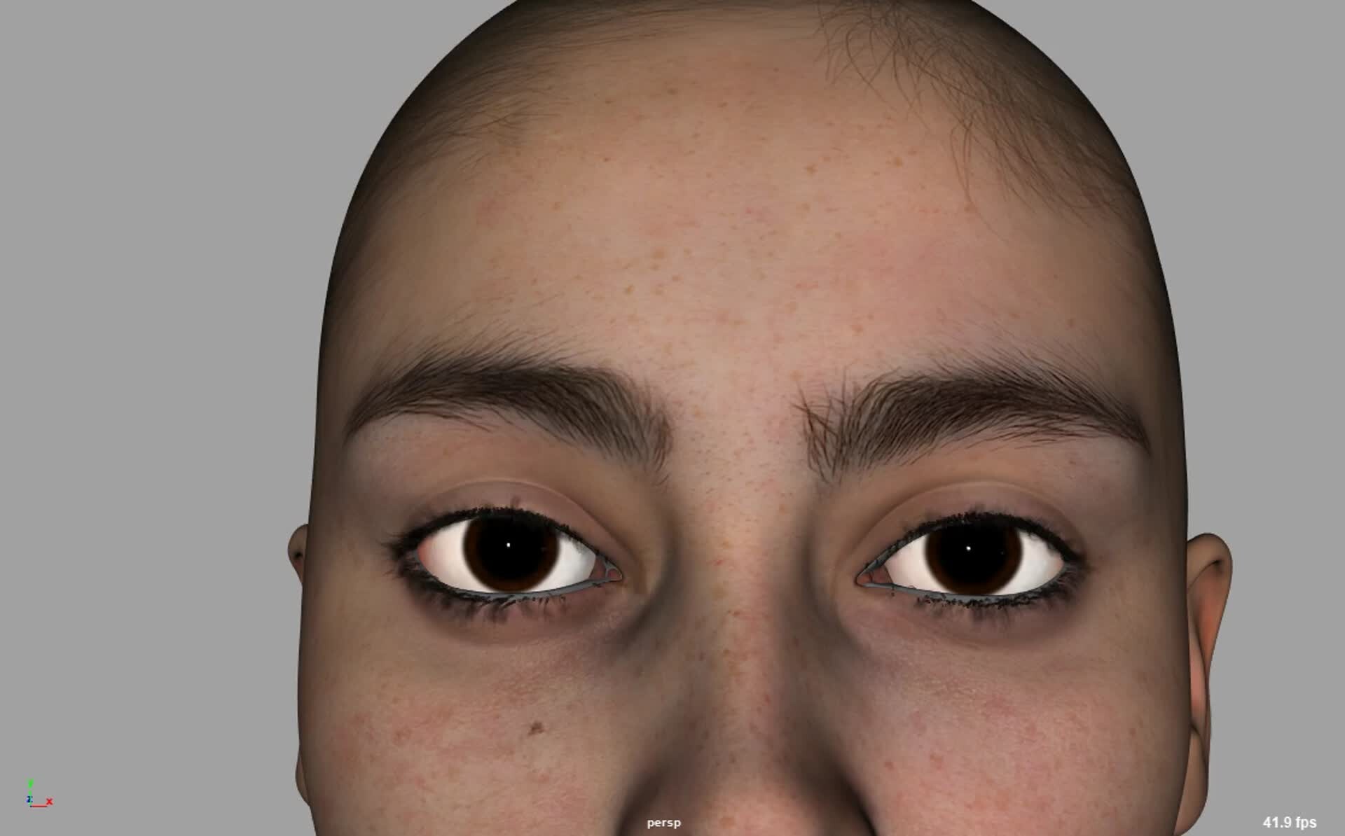 ArtStation - eyes animation test (60fps)