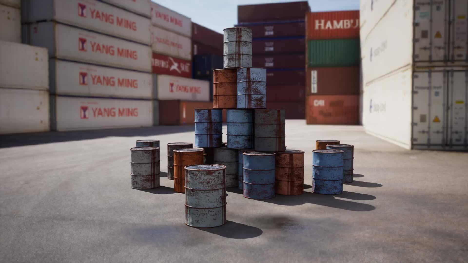 ArtStation - Barrel Explosion