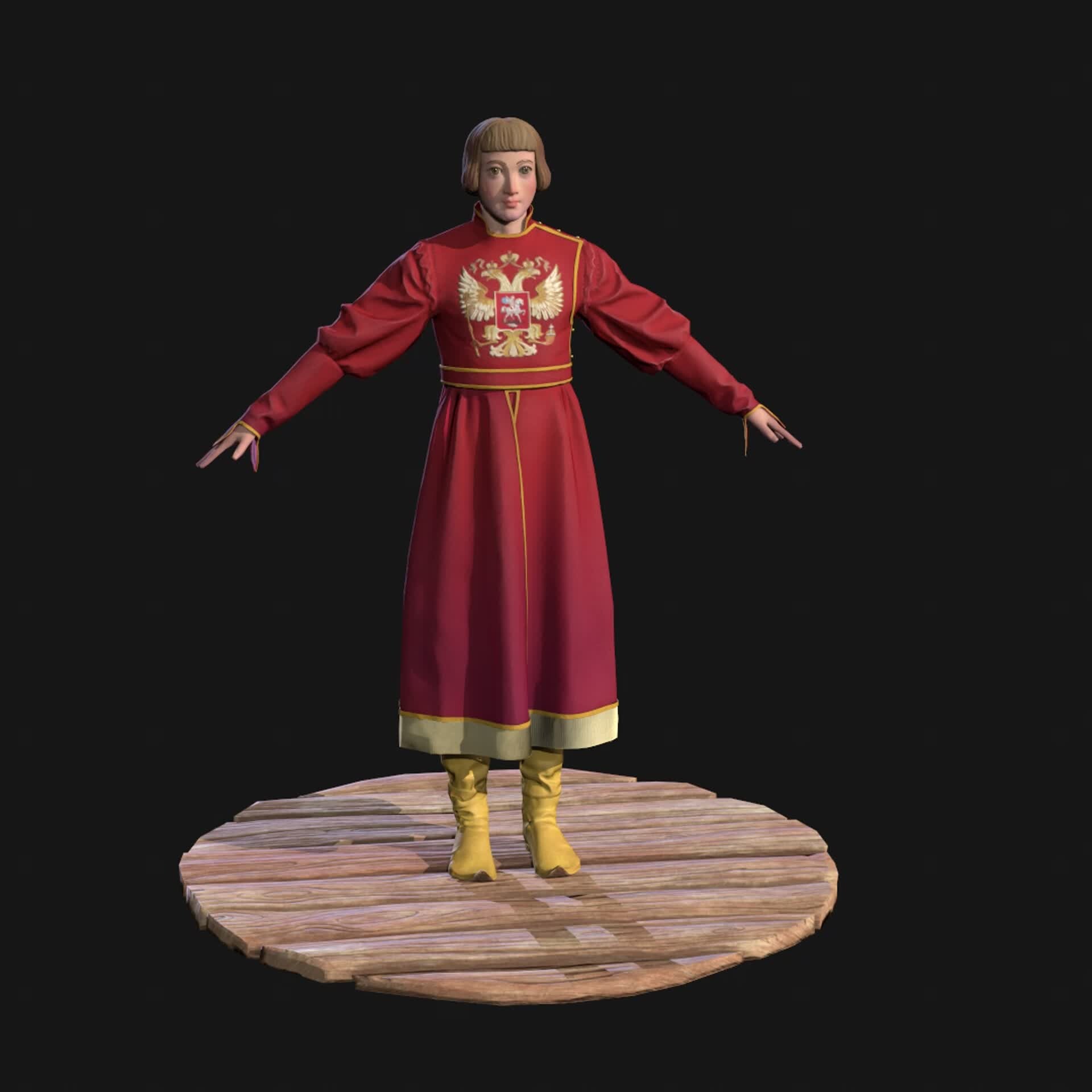 ArtStation - AR Falconer model