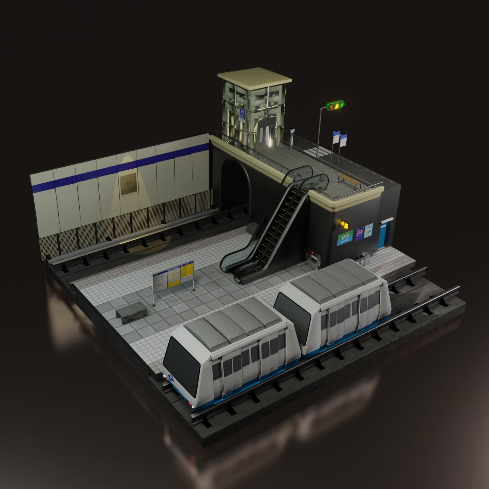 ArtStation - Taipei Metro(MRT)