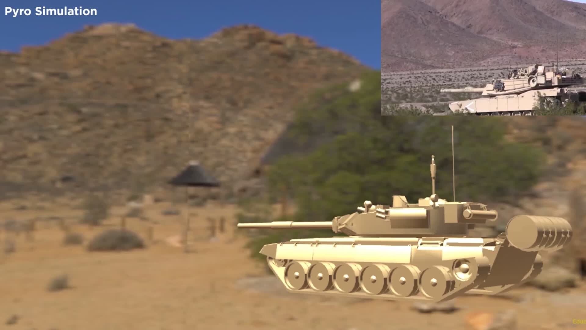 ArtStation - Pyro houdini Tank