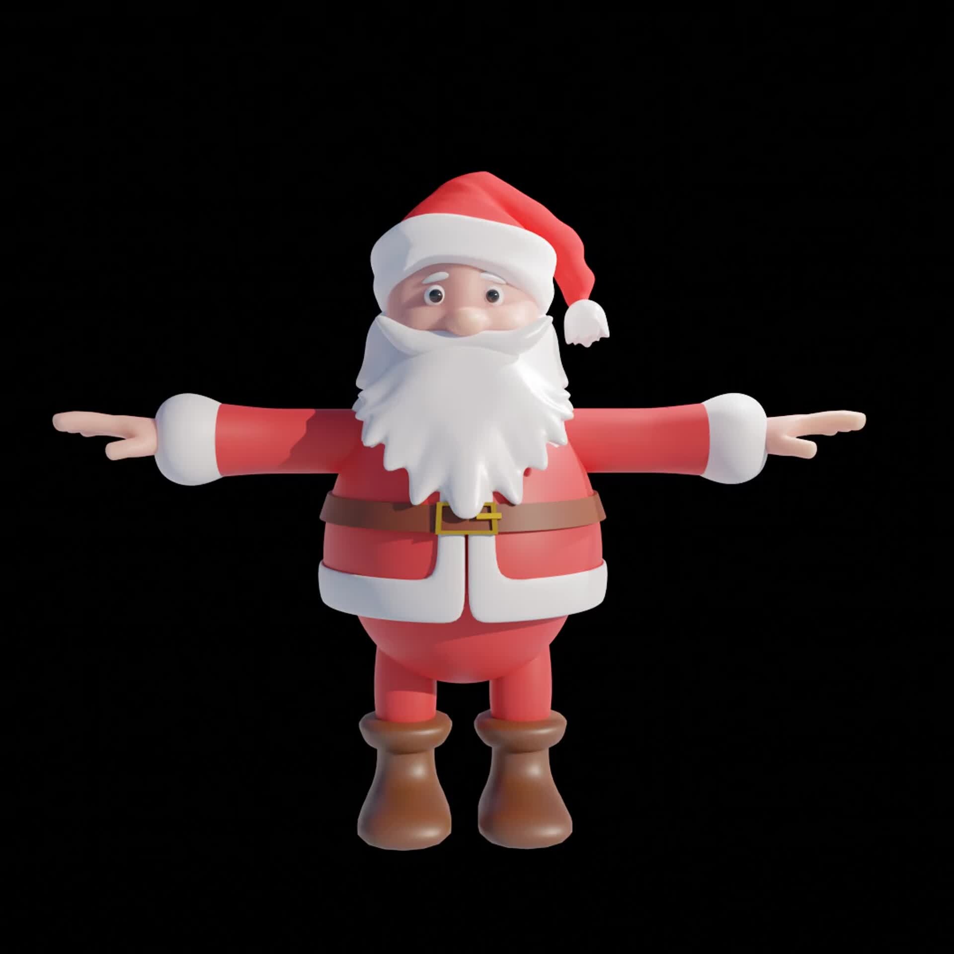 ArtStation - 3D Santa