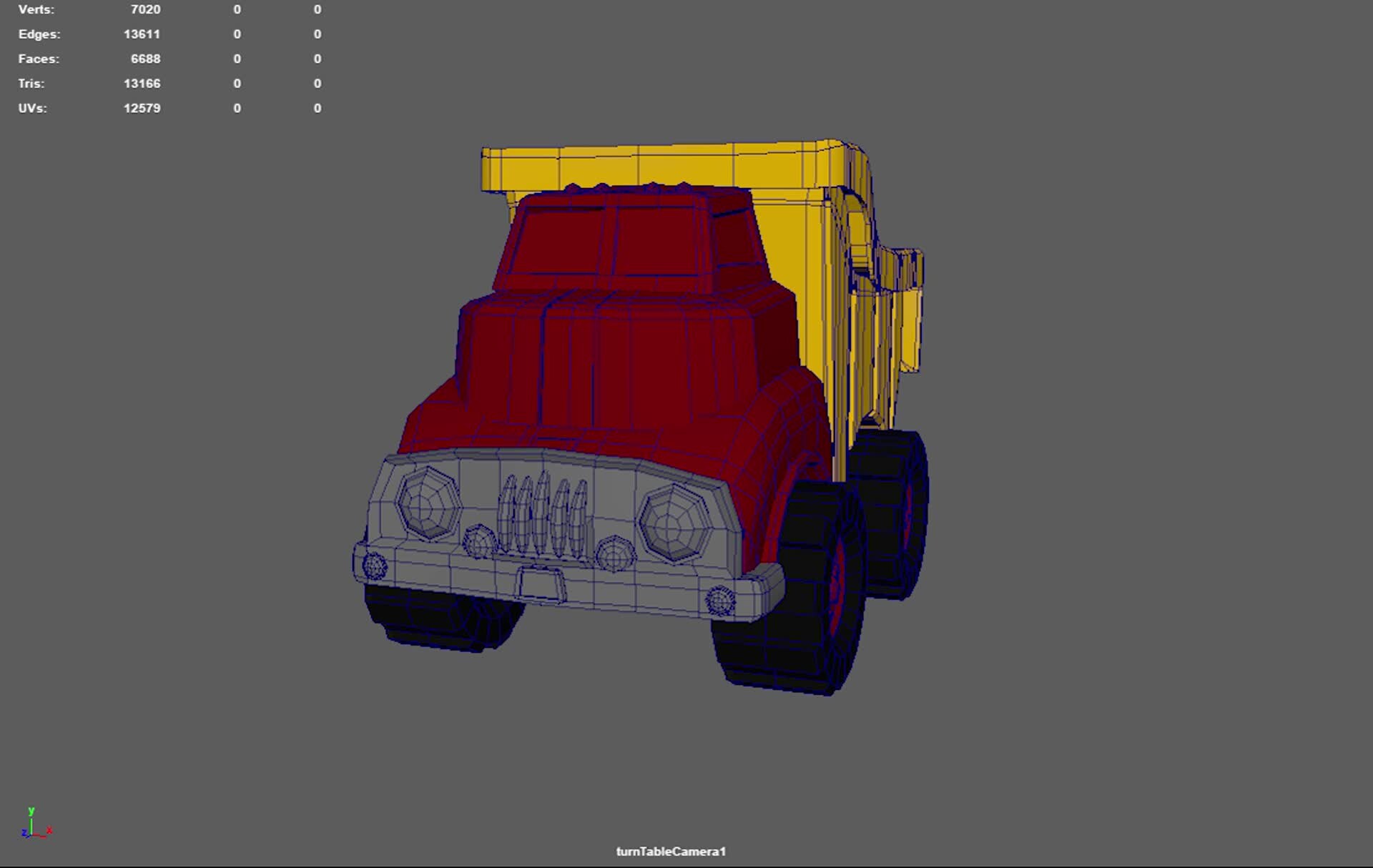 ArtStation - Toy Truck Model Mesh