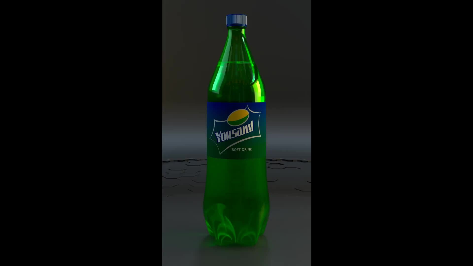 ArtStation - sprite bottle 1.75 lts product design in blender