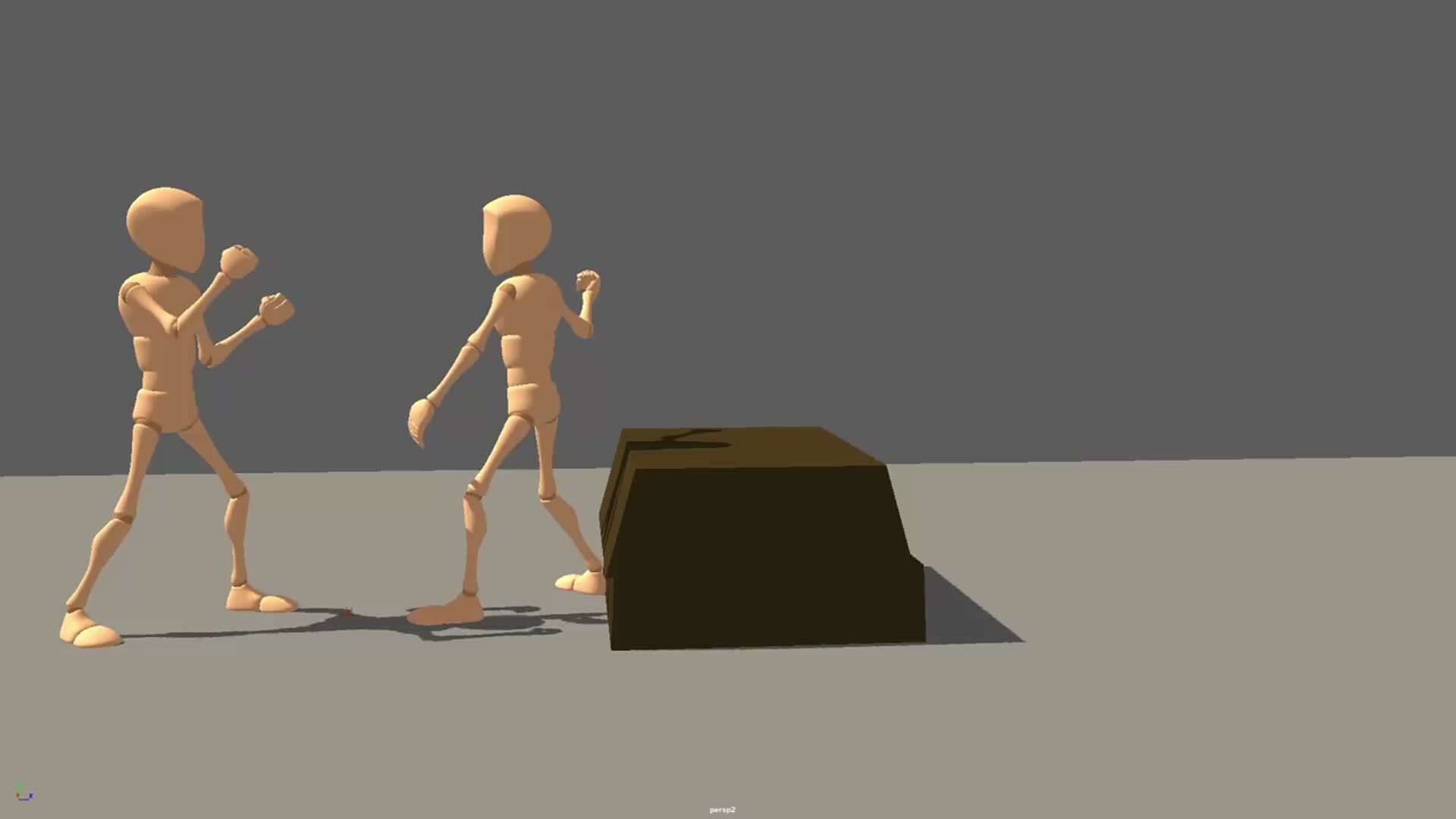 ArtStation - 3D Animation ( push kick & flip back )