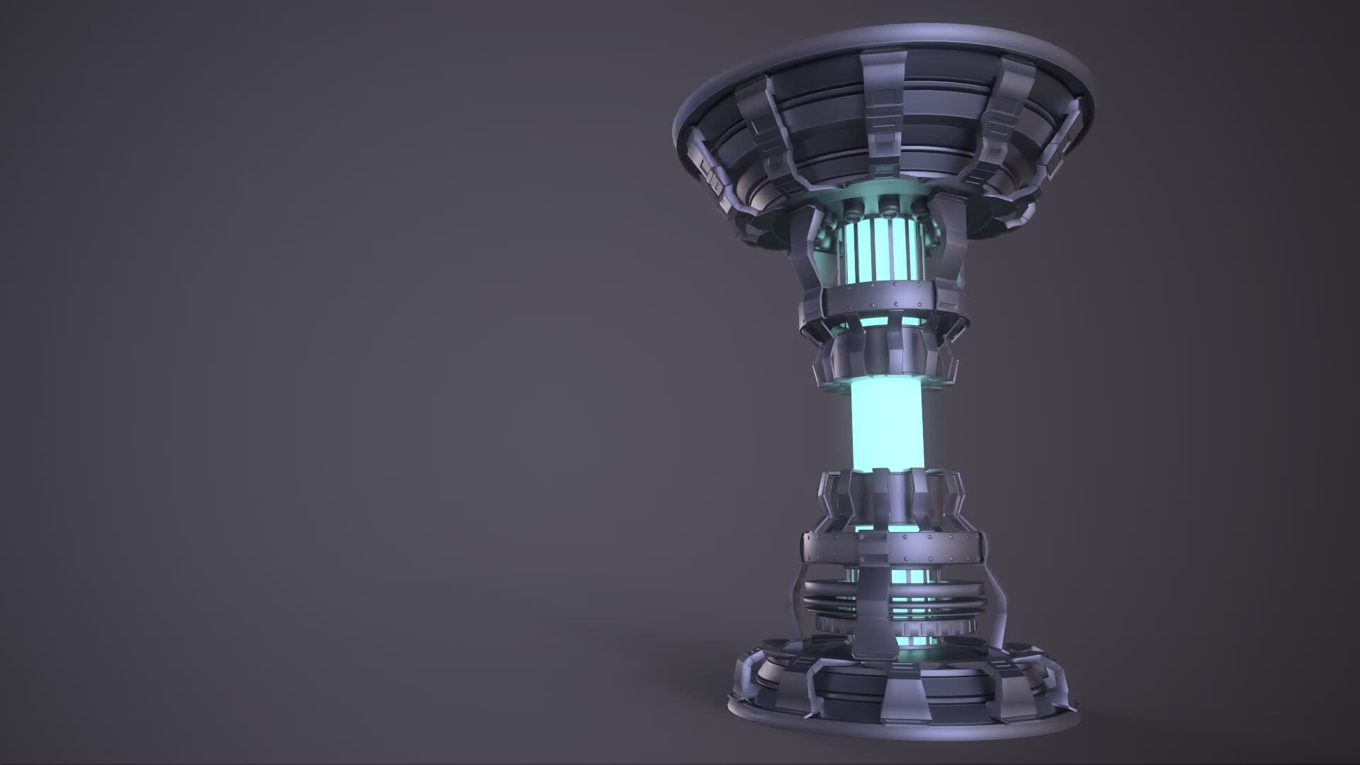 ArtStation - Energy Turbine - 3D Model and Simple Rig