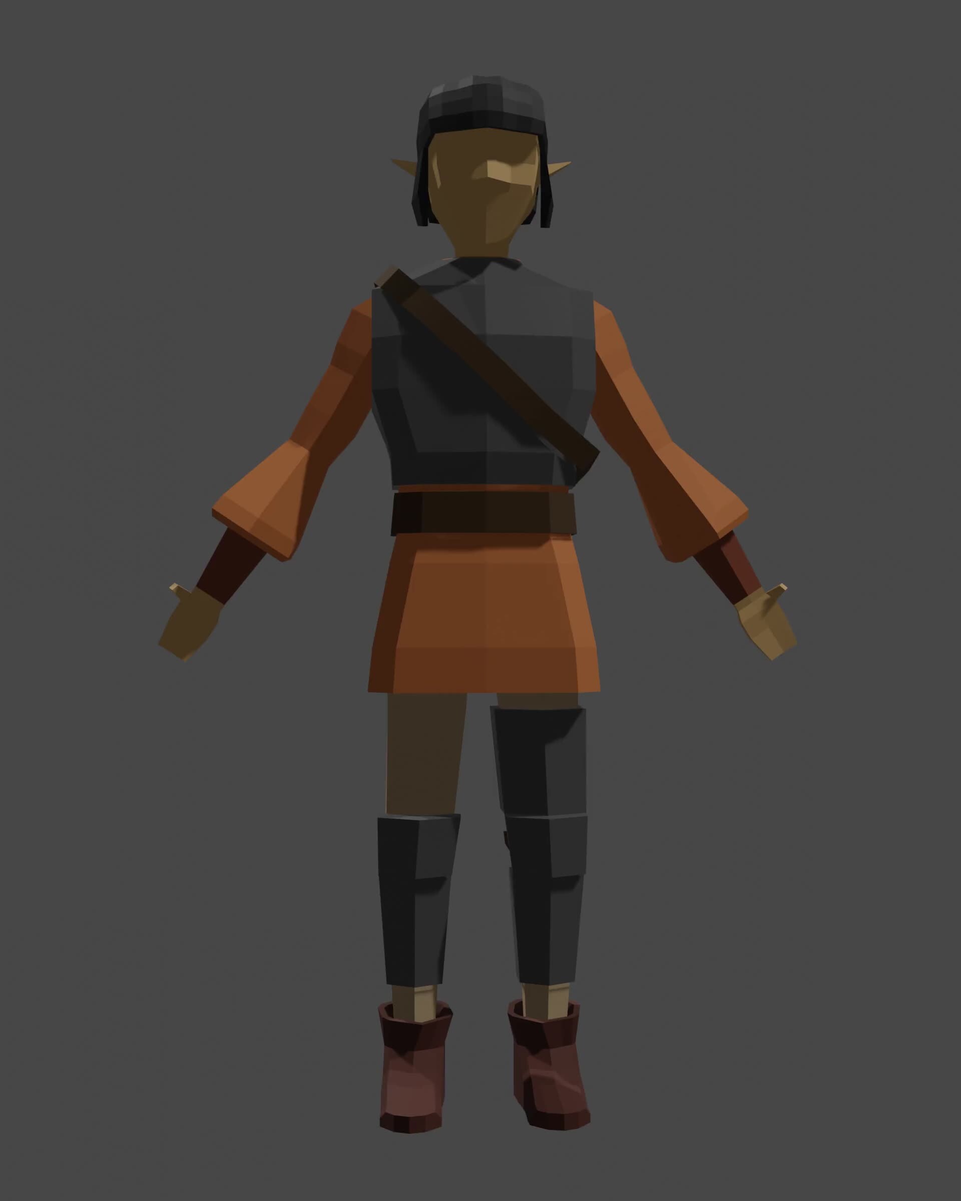 ArtStation - Low poly character model