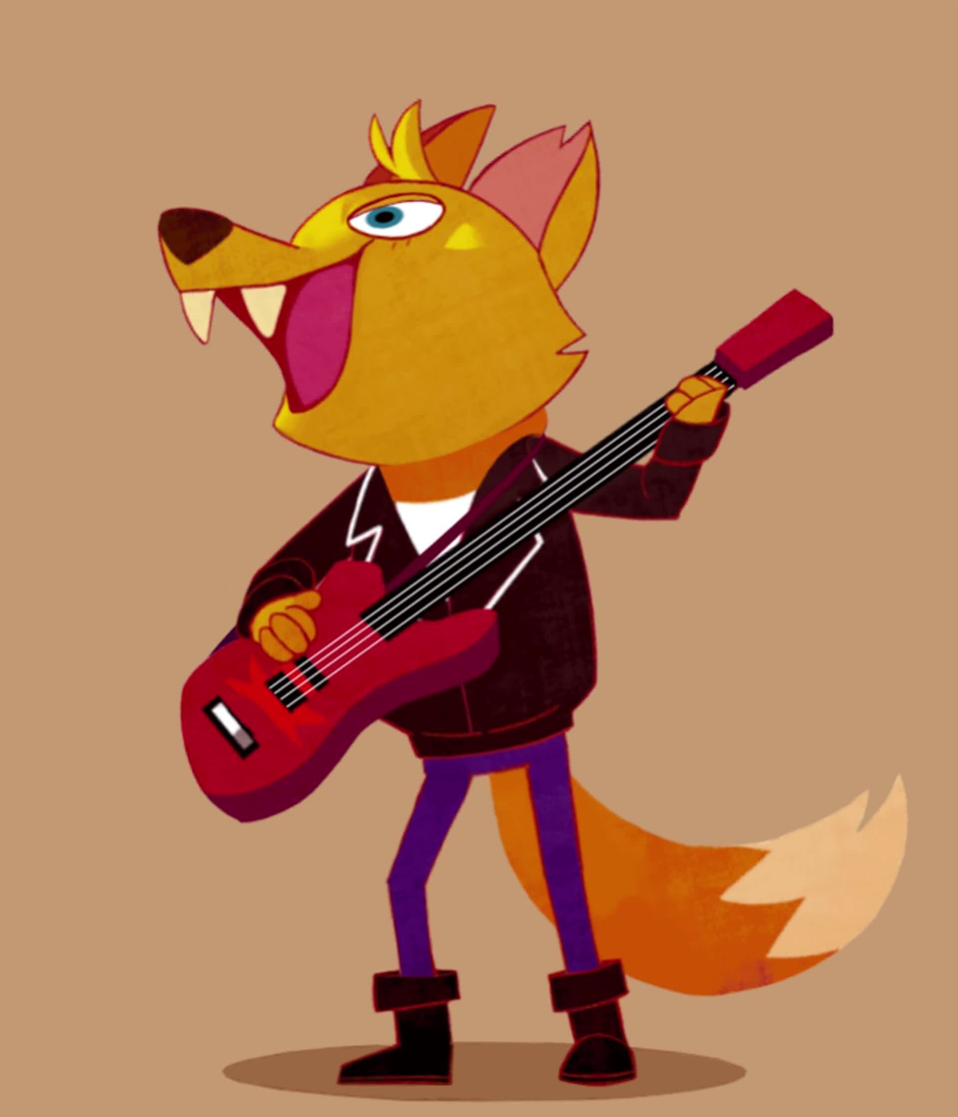 ArtStation - singing fox