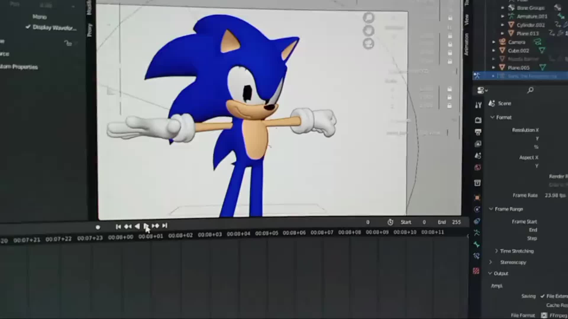 ArtStation - [WIP] Sonic Prime Voice Actor Announcement Animation