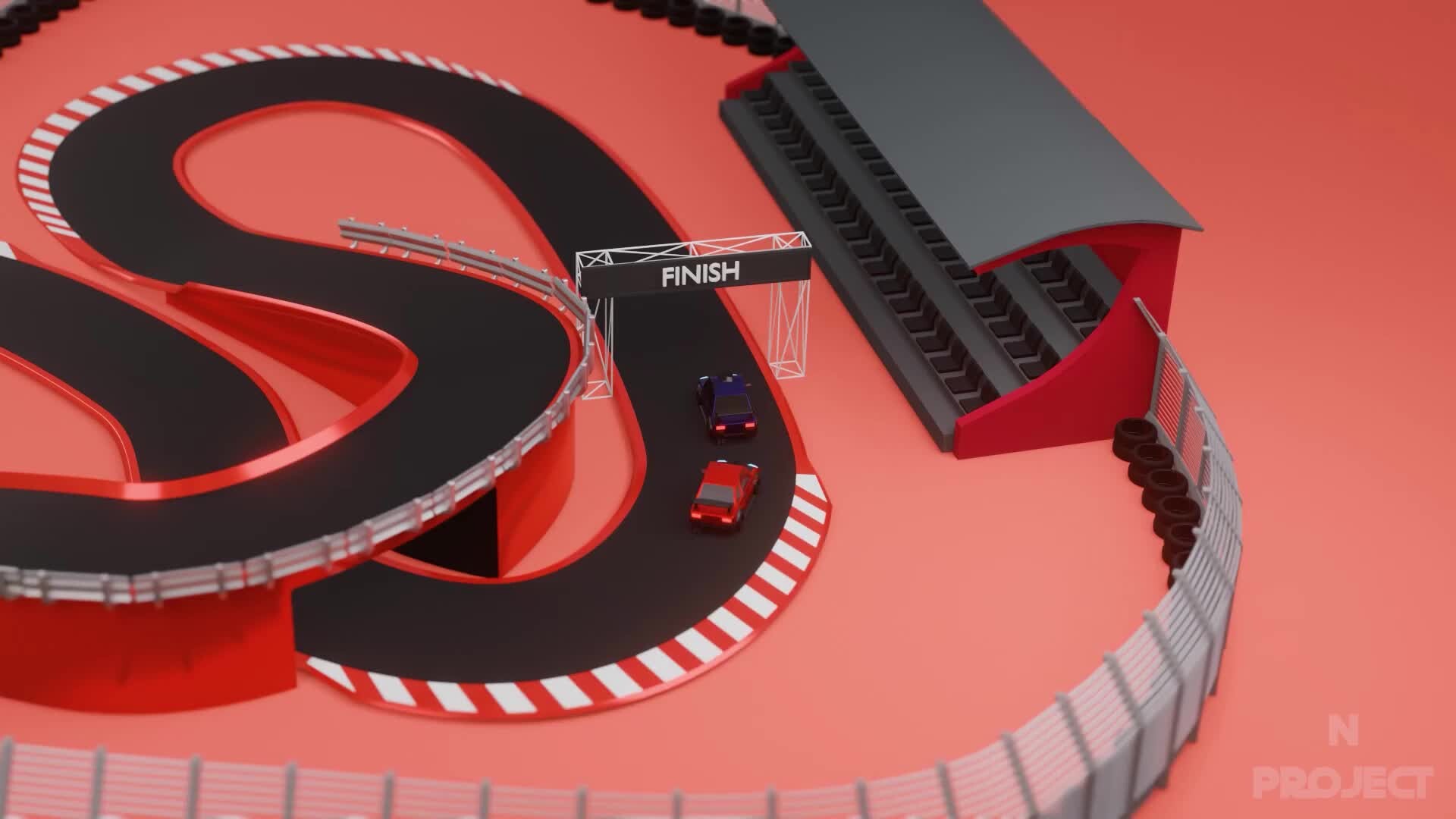 ArtStation - car drift racing animation🚘