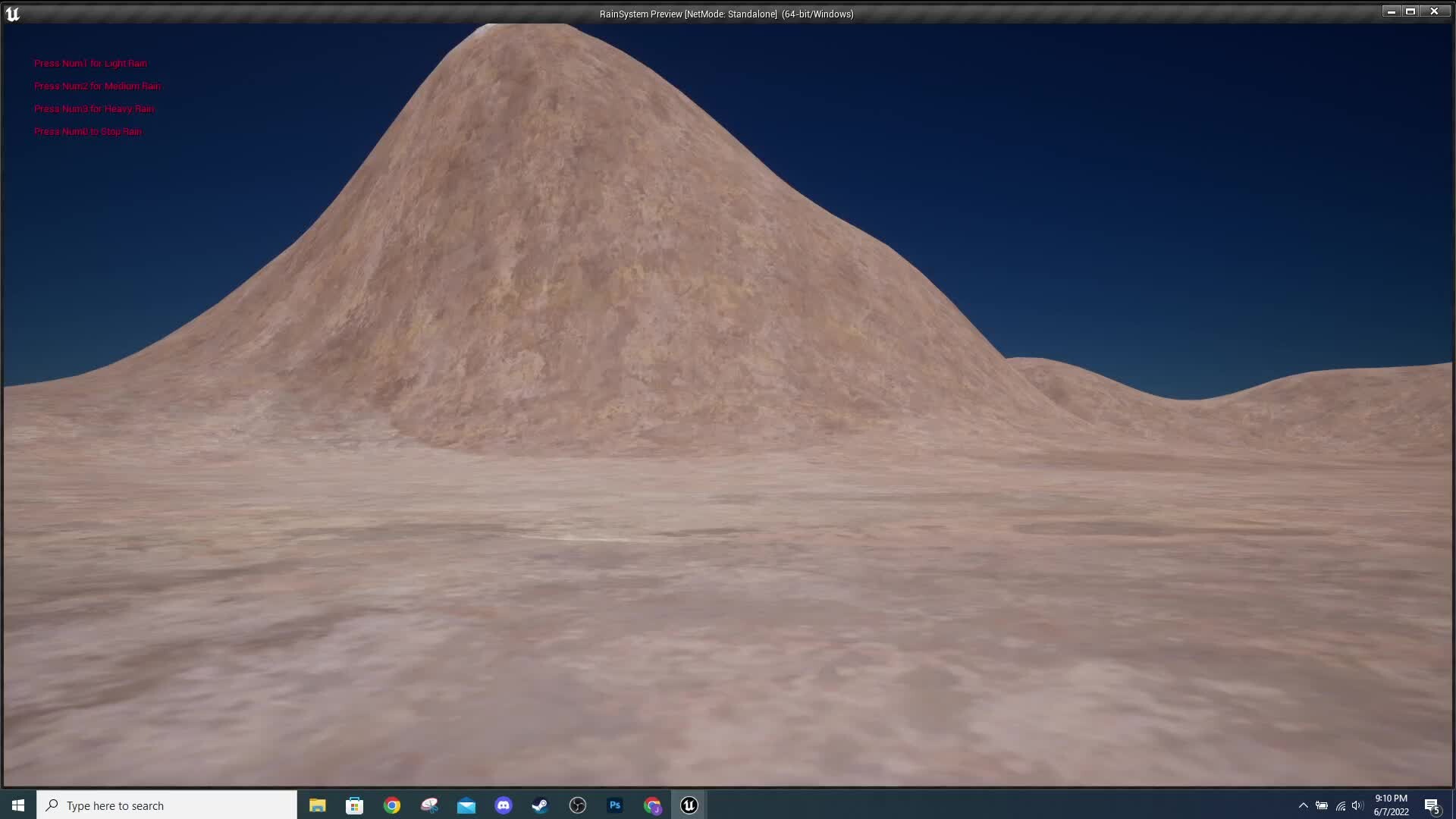 ArtStation - Unreal Engine Rain weather system with puddles and ripples