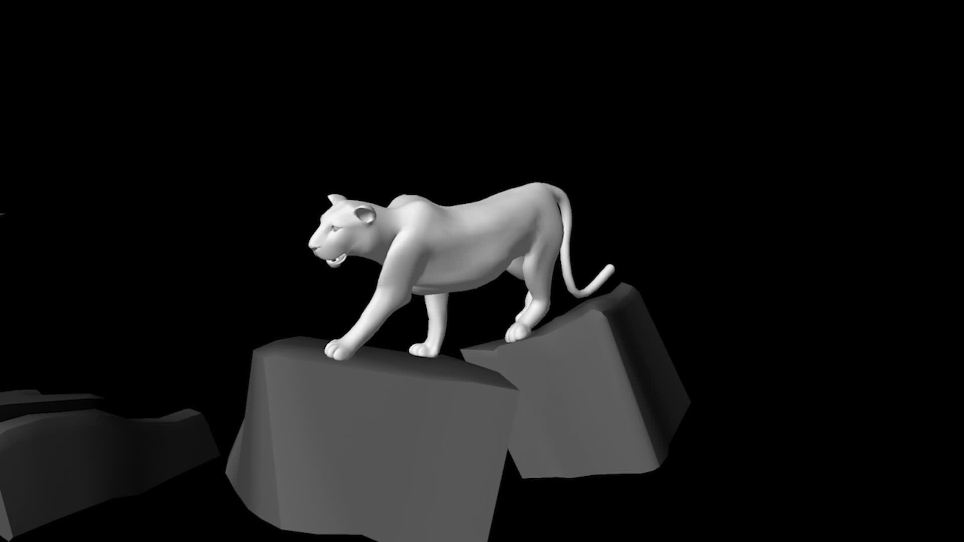 ArtStation - Tiger Animation 1