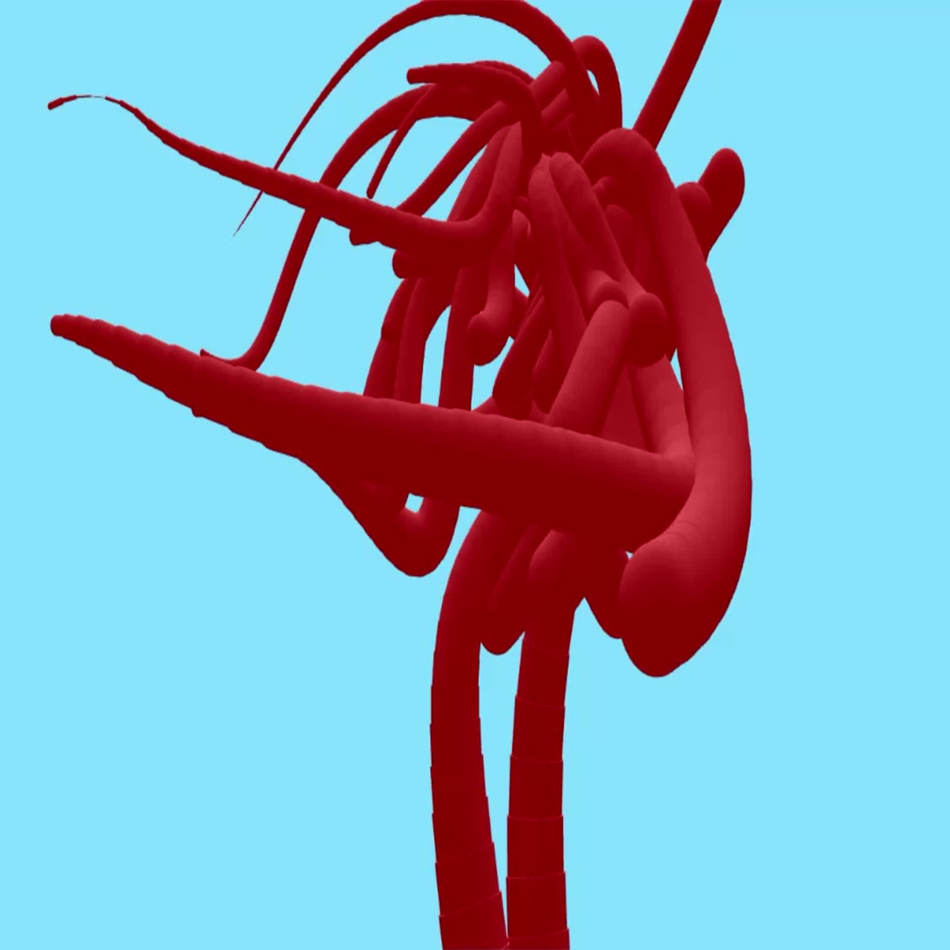 ArtStation - Organic root-like shape