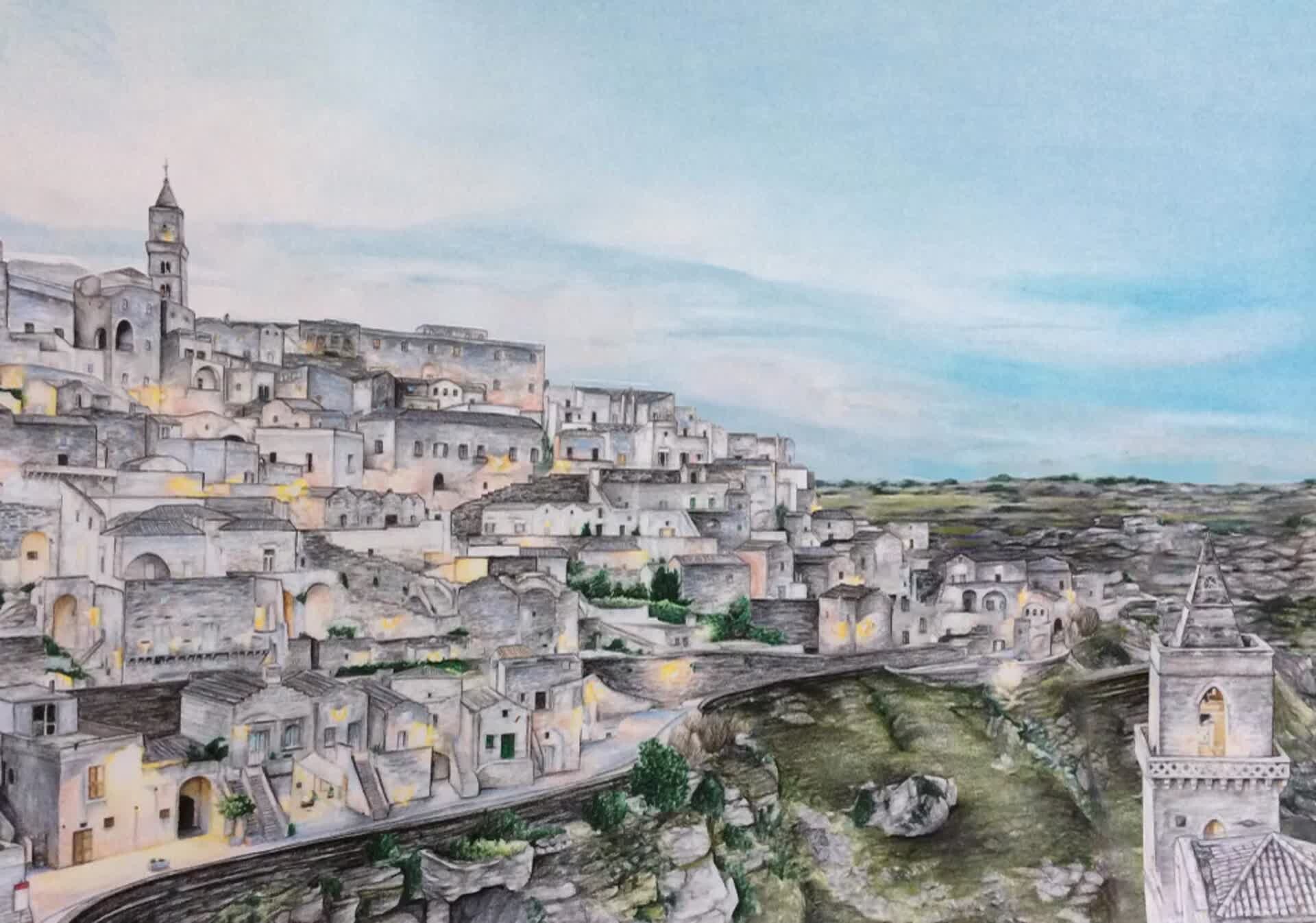 ArtStation - Matera. City of the Sassi