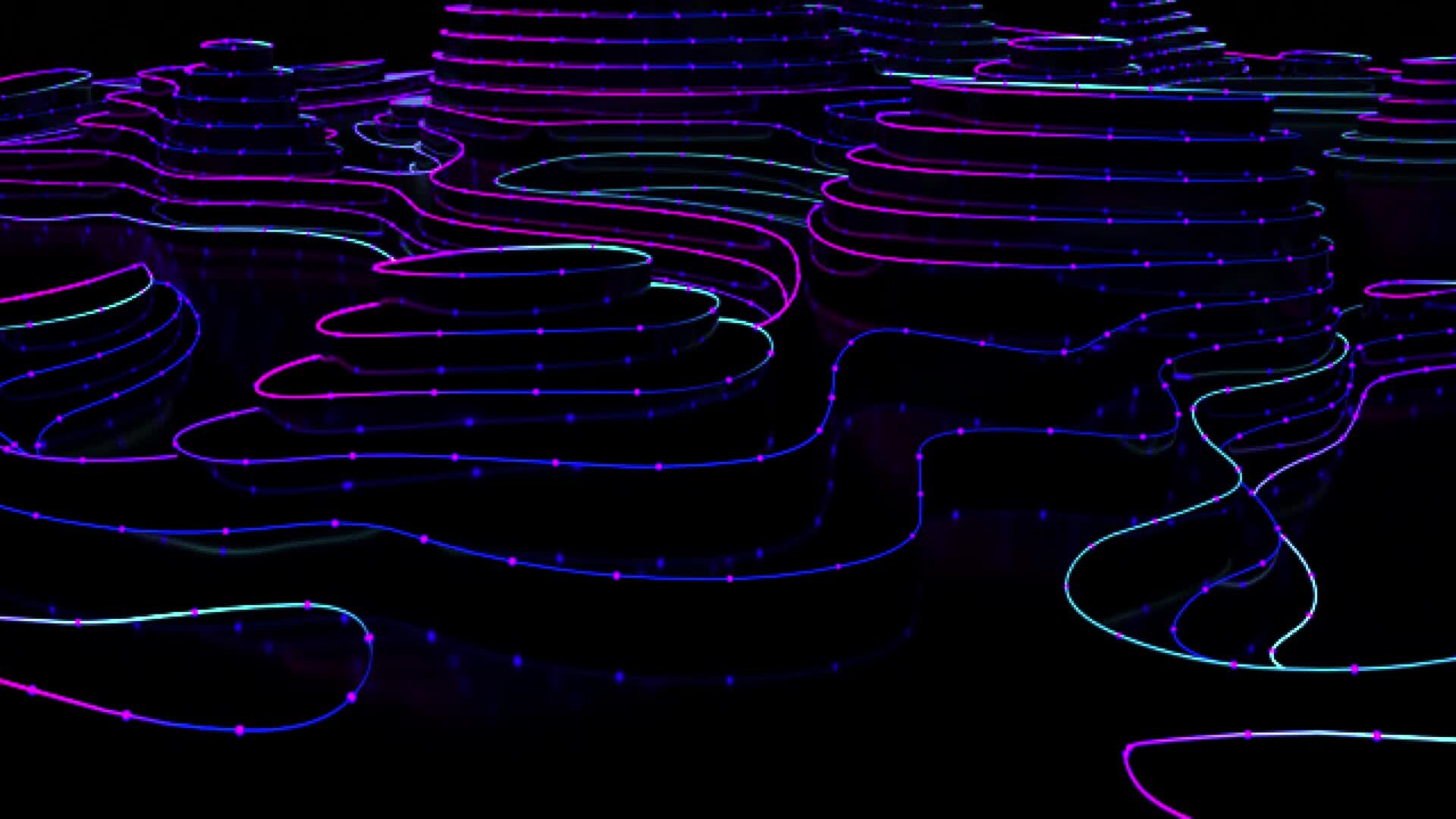 ArtStation - Neon landscape