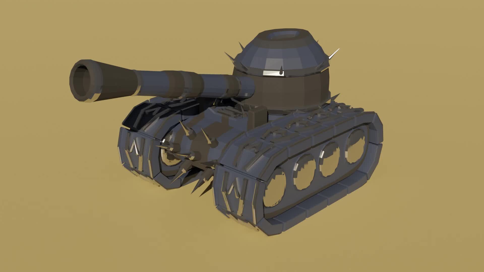 ArtStation - Tank Track & Shoot Animation