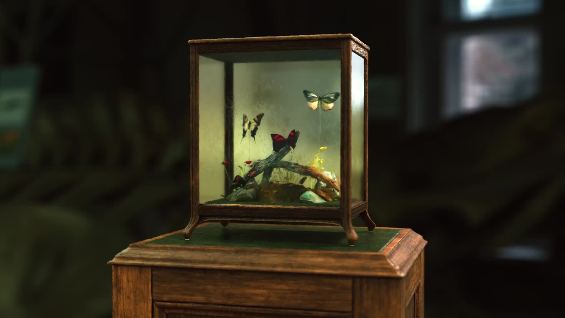 ArtStation - Antique Butterfly Diorama