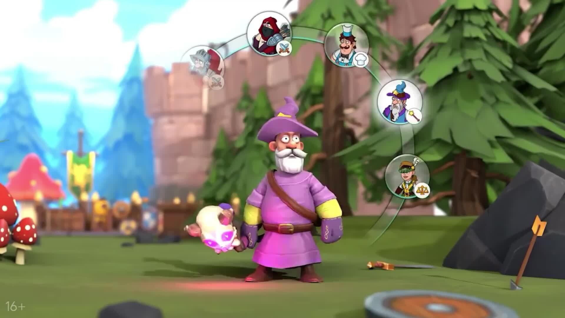 ArtStation - Wizard and ork (video advertising)